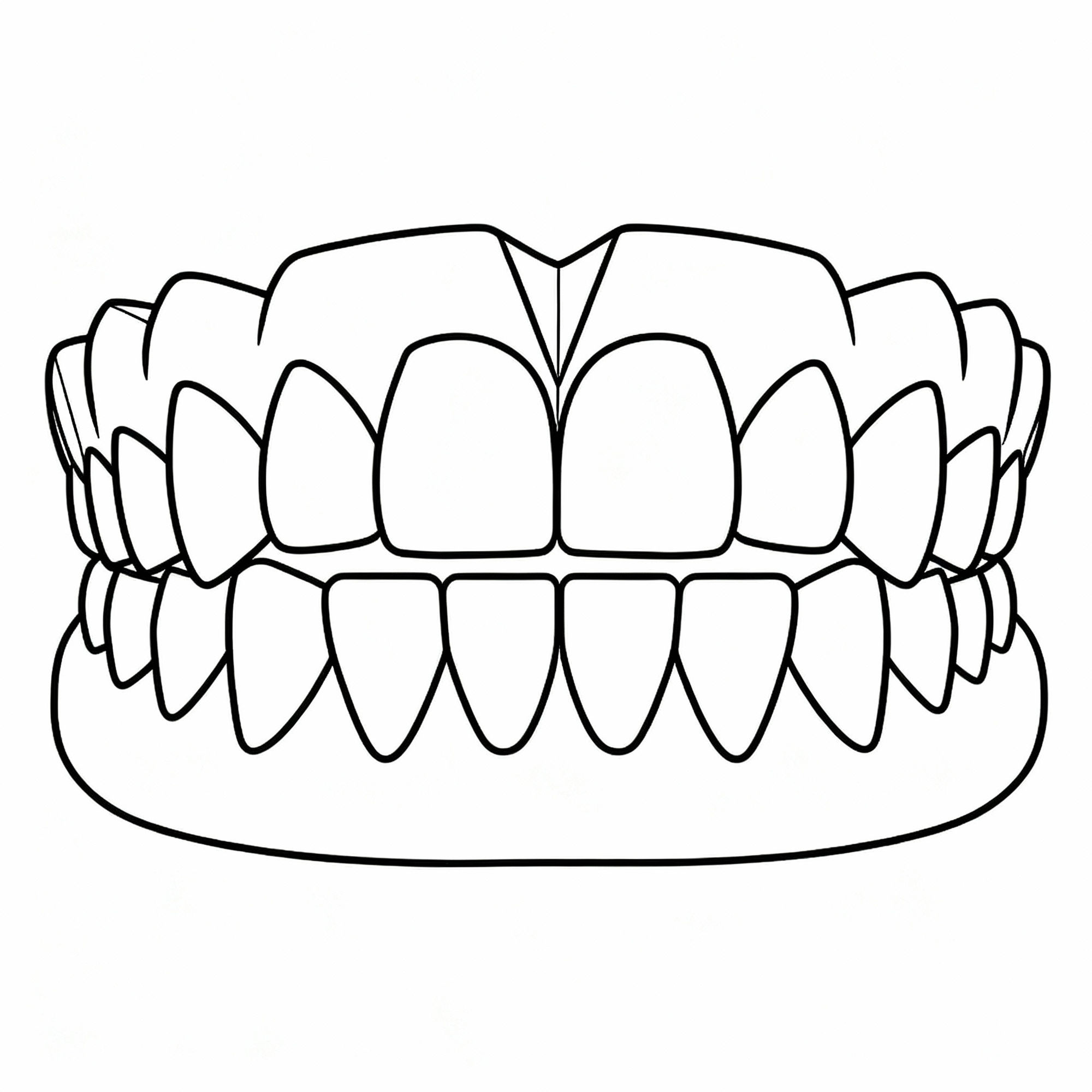 Easy Teeth Drawings - AI Art Generator
