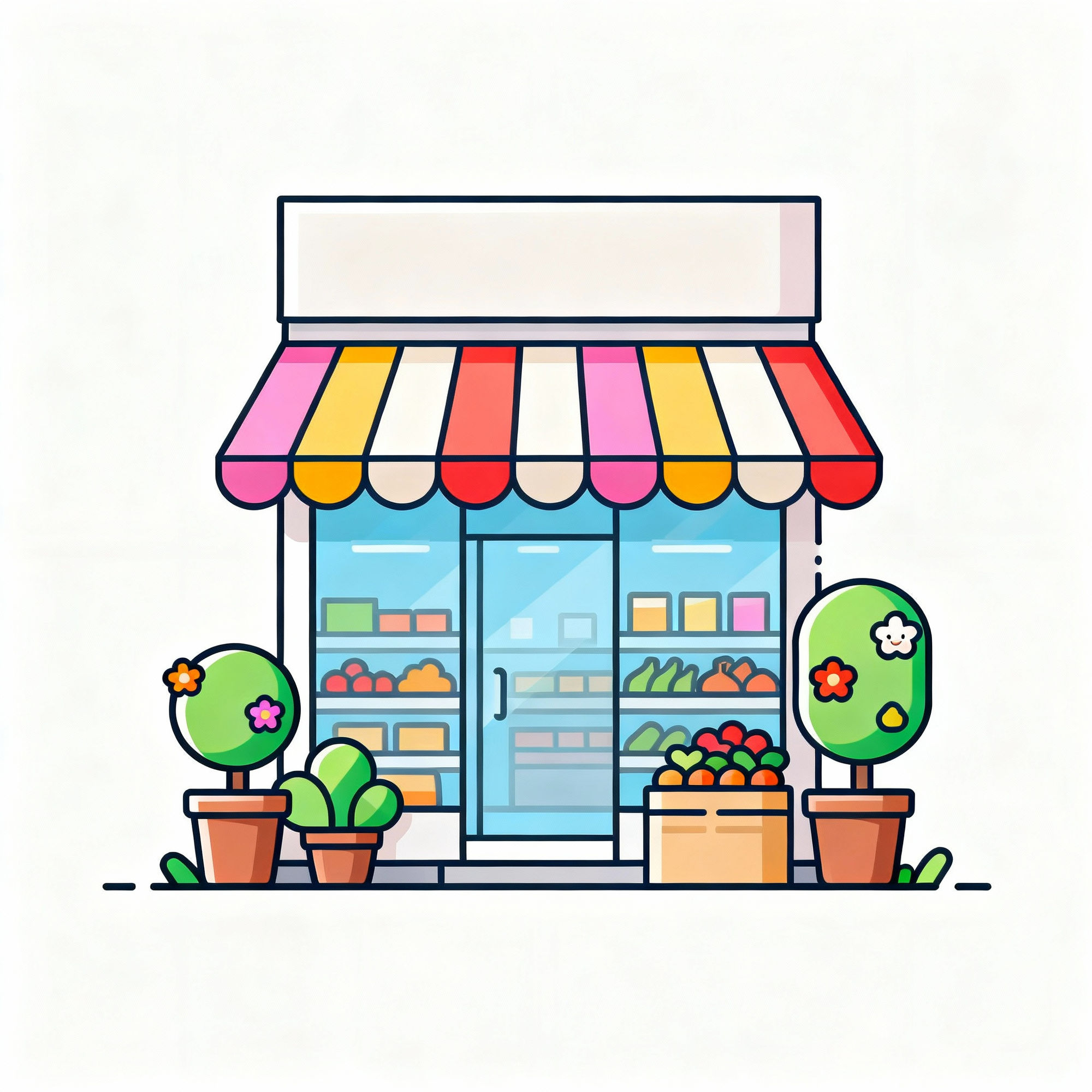 Easy Grocery Store Drawings - Create Your Own AI Art