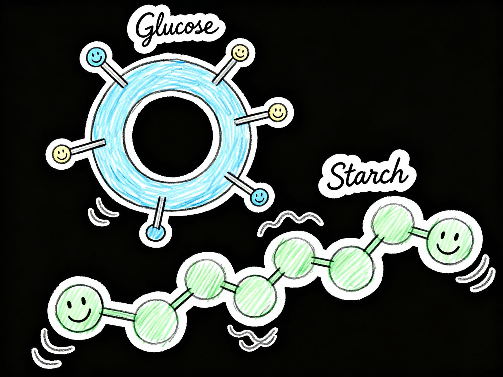 Carbohydrates Drawing - AI Art Gallery