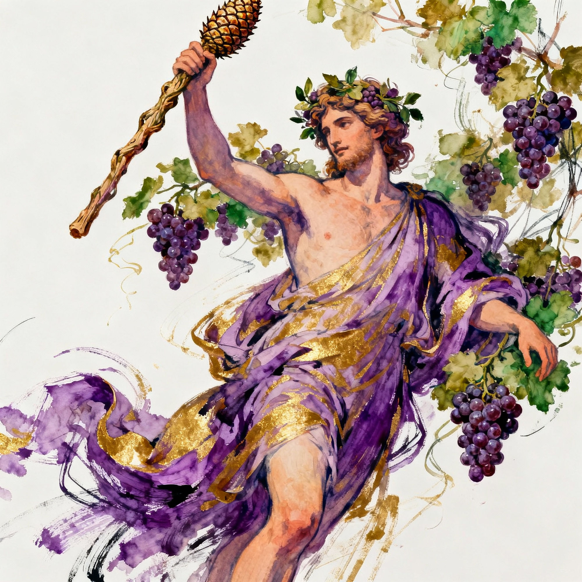 Dionysus Drawings - AI Art Gallery | Nightcafe Creator