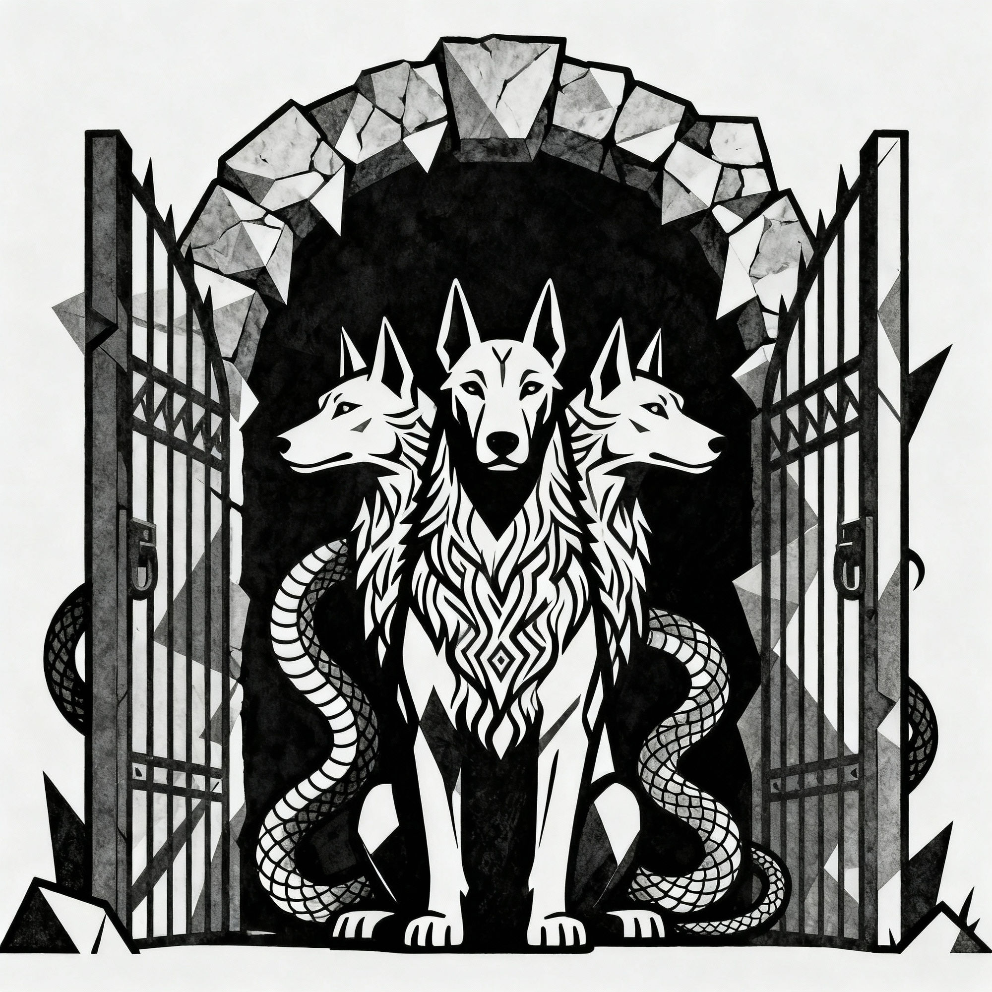 Cerberus Drawings - AI Art Gallery