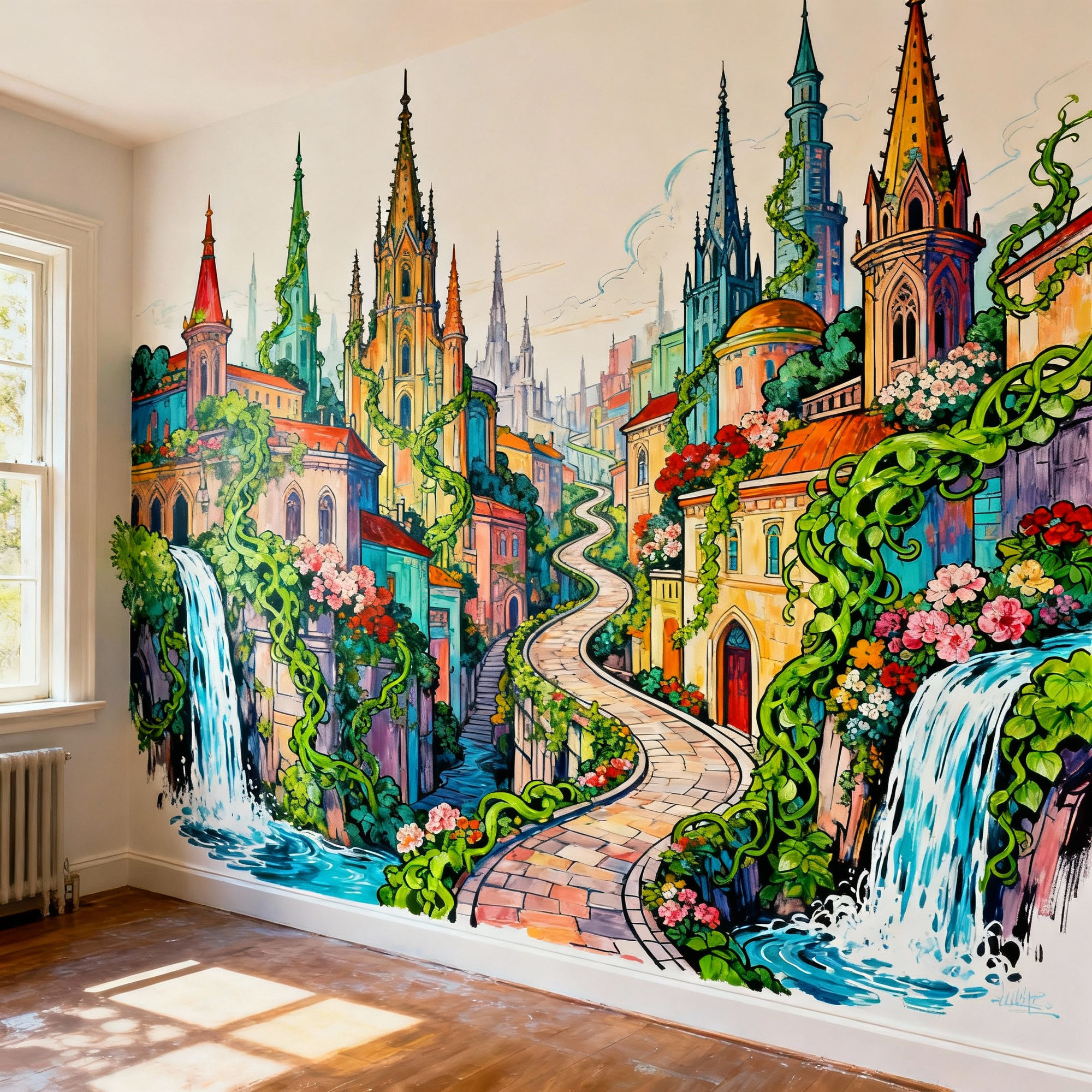 AI Generated Wall Drawings - Create Your Own Art