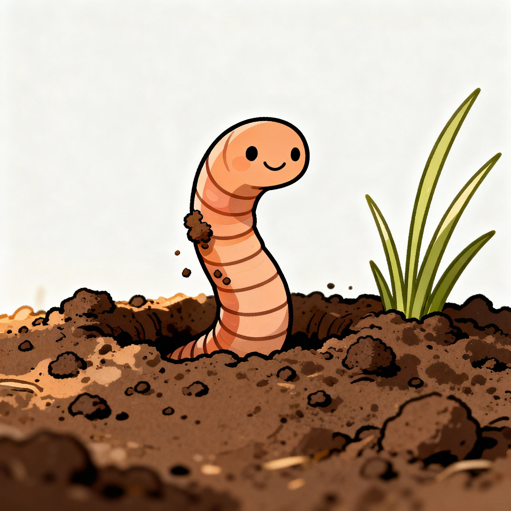 Easy Worm Drawings - Create With AI