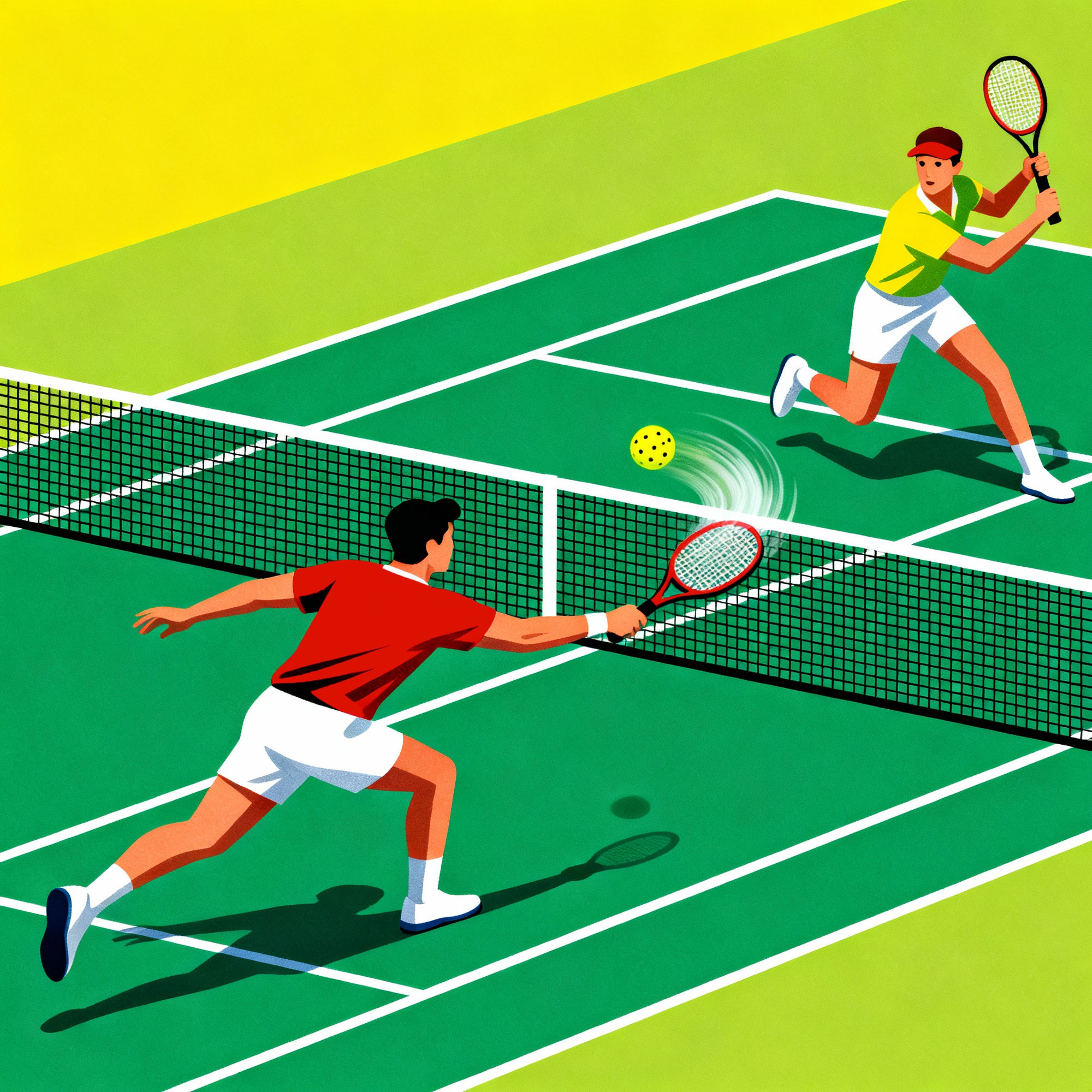 Pickleball Drawing Art - Create Your Own!