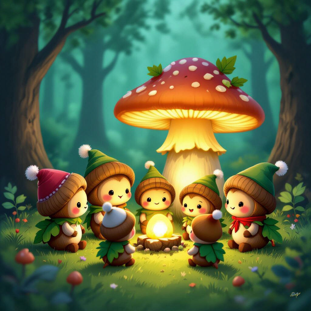 Acorn People Art - AI Generated Creations