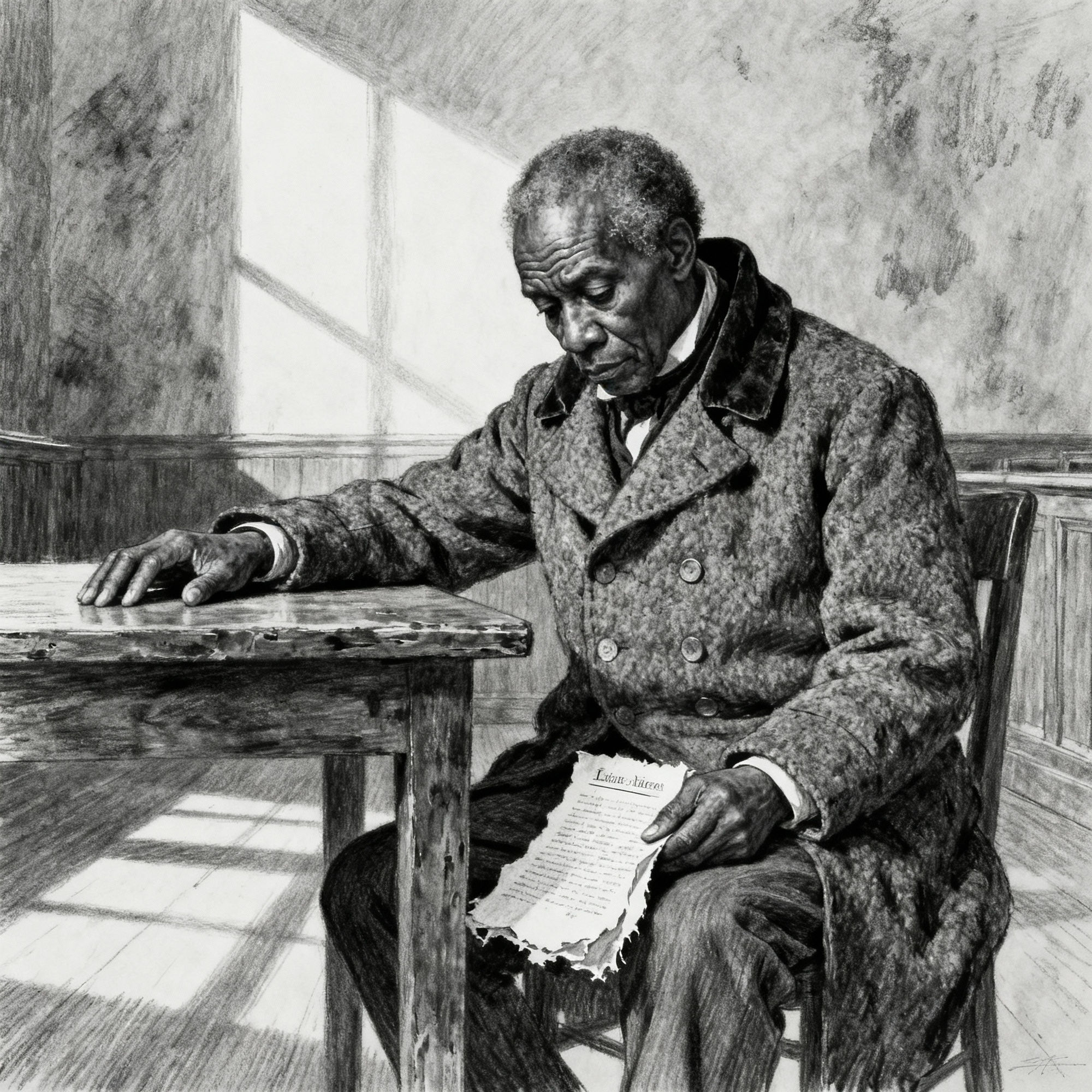 Dred Scott Drawing - AI Art Gallery | Nightcafe