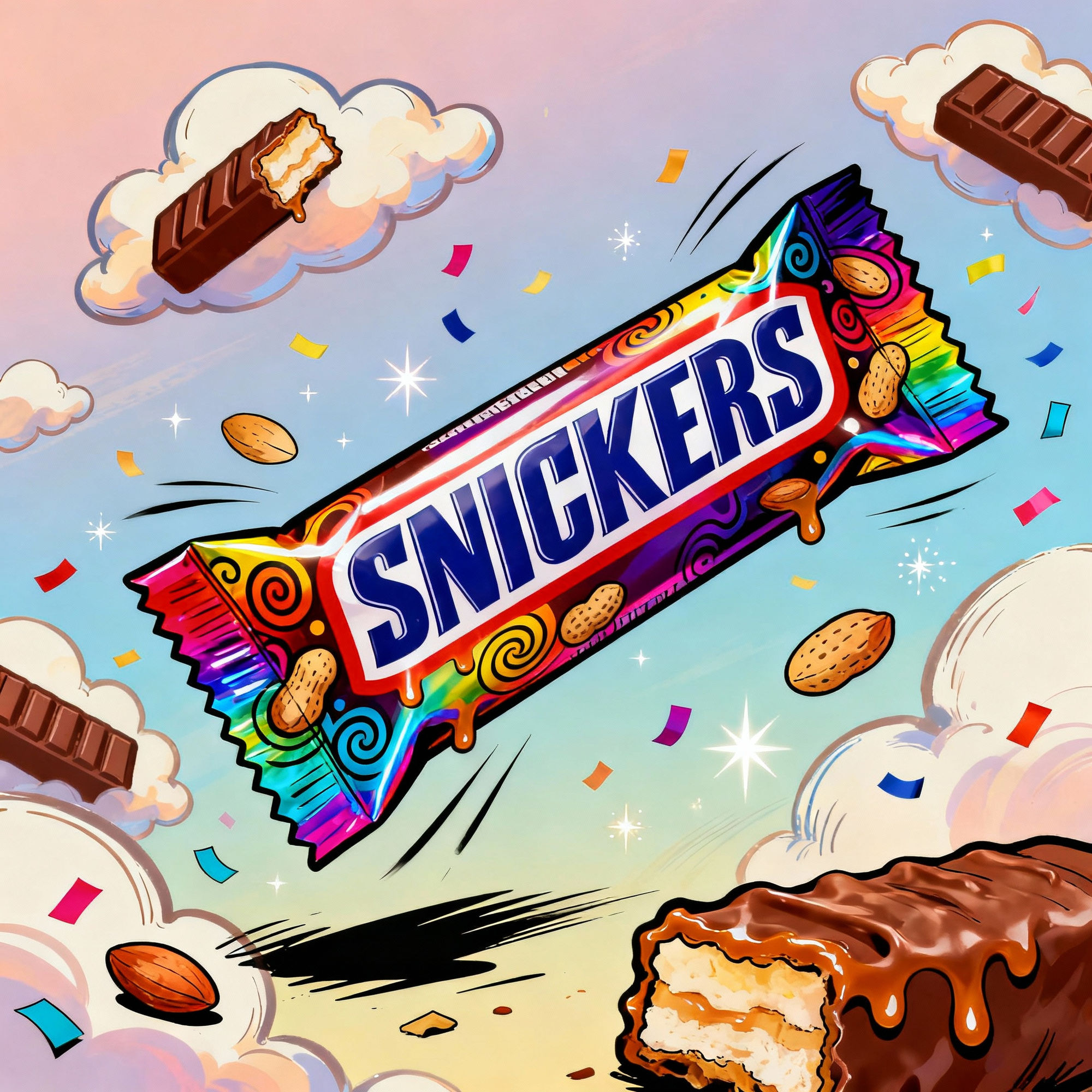 Snickers Drawing Art - Create Your Own