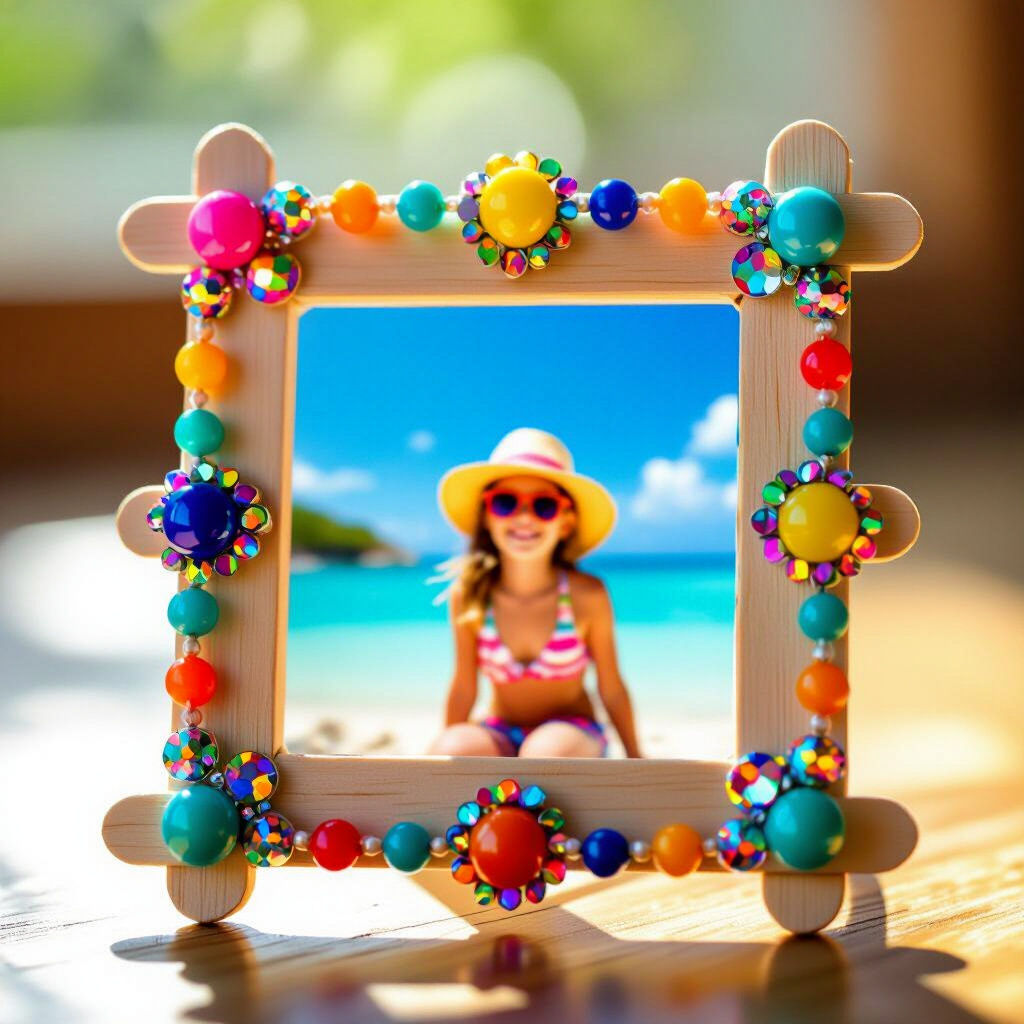 Popsicle Stick Picture Frame Ideas - Create Yours With AI