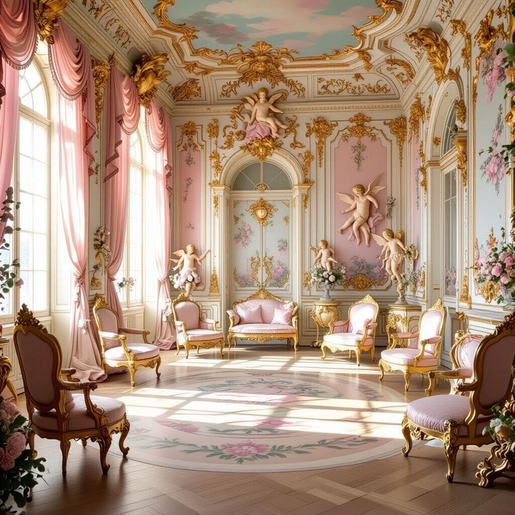 Rococo Art Movement - AI Generated Art