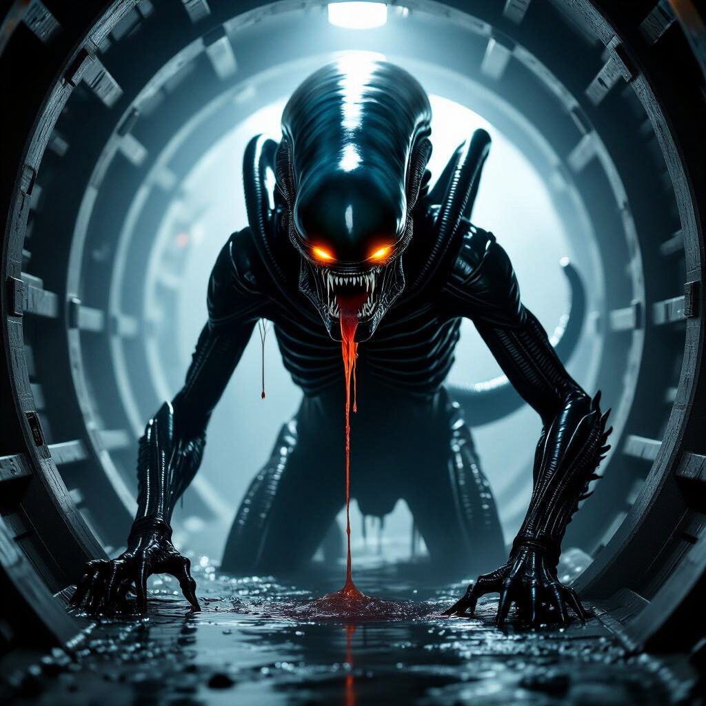 Xenomorph Art - AI Generated Creature Designs