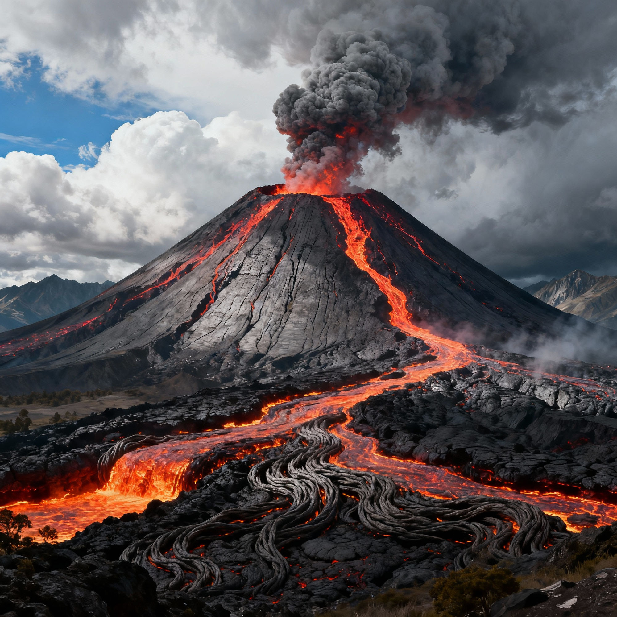 Shield Volcano Drawings - Create Unique Art With AI