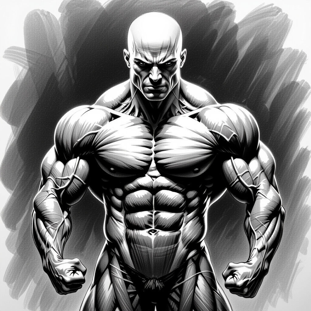 Muscle Sketch Art - Create & Explore With AI