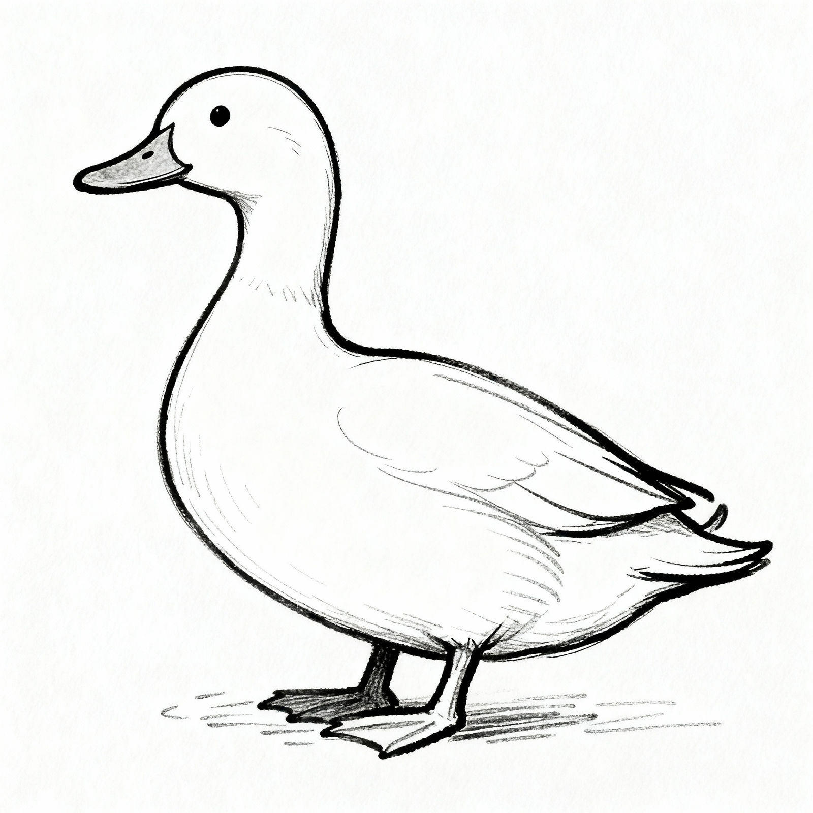 Simple Duck Drawings - Easy AI Art