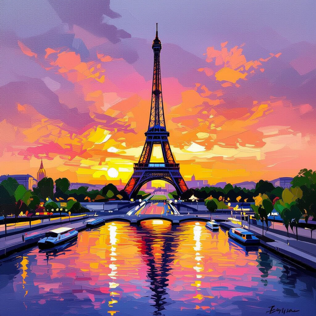Eiffel Tower Art - Create Your Own AI Masterpiece