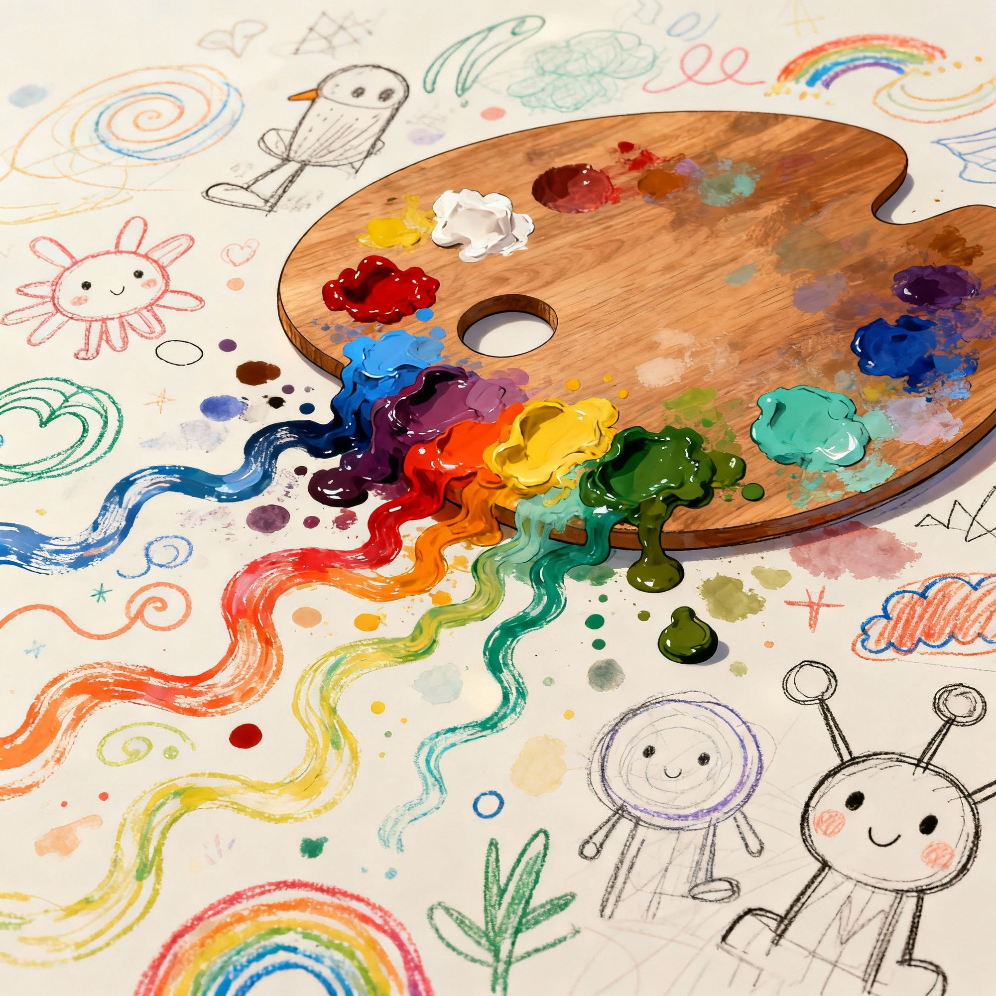 Art Palette Drawings - Create Your Own AI Art