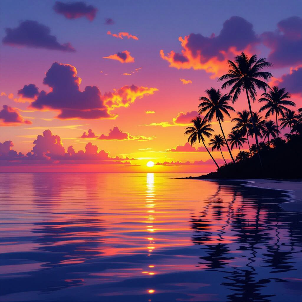 Sunset Pictures To Draw - AI Art Gallery