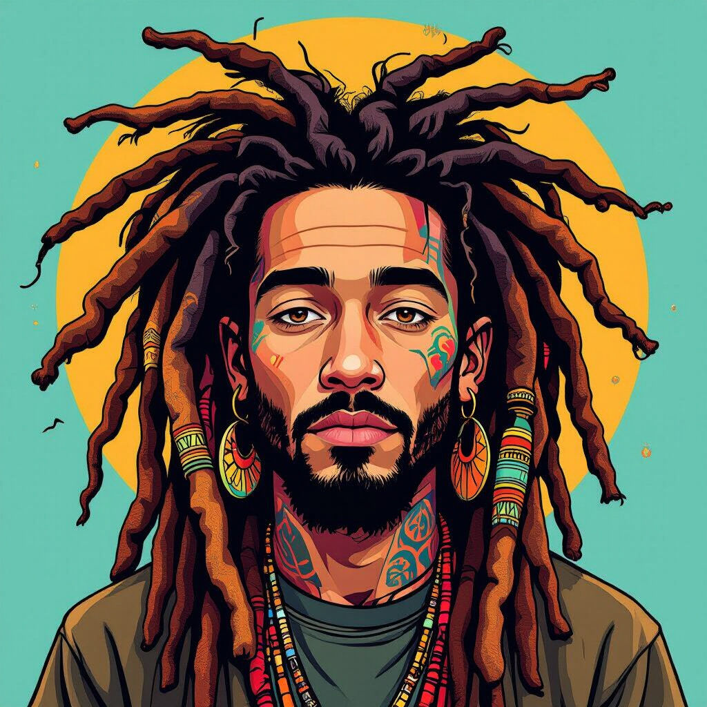 Dread Head Drawing - Create Unique AI Art