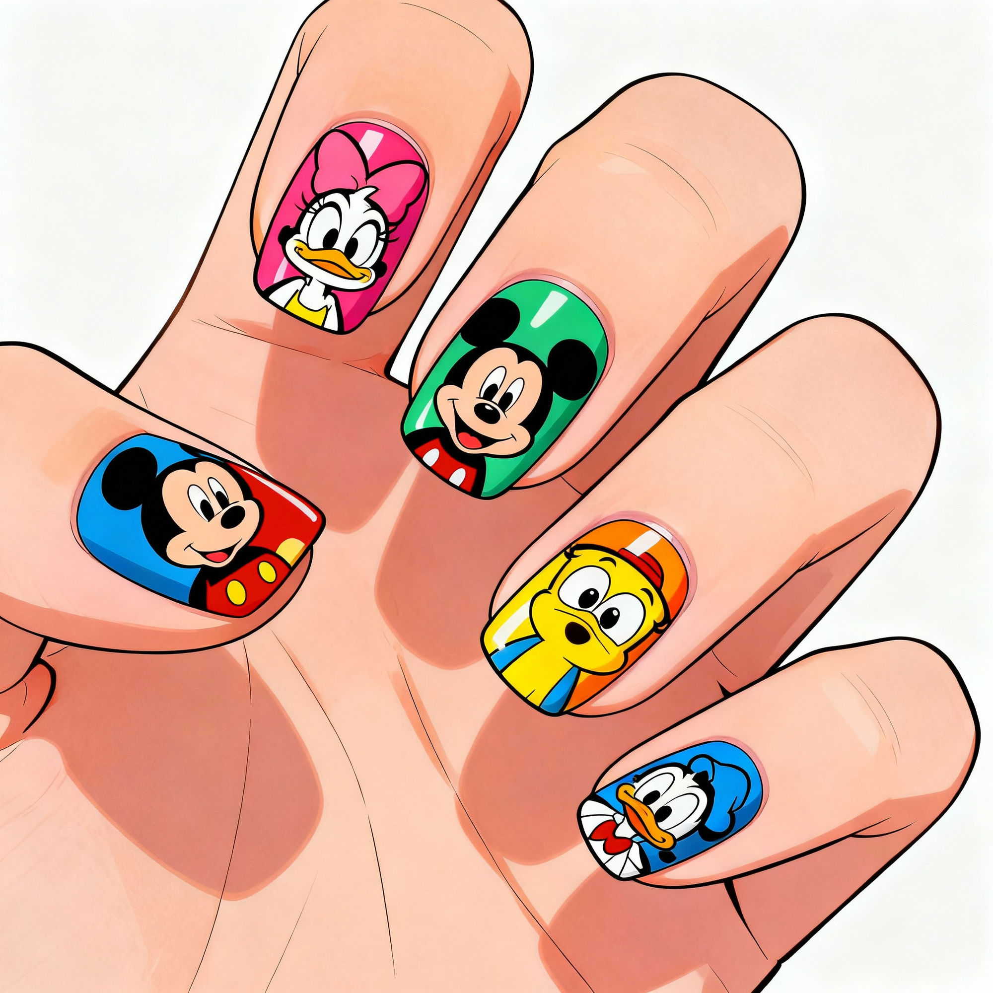 Cartoon Nail Art - Get Inspired And Create Your Own Designs