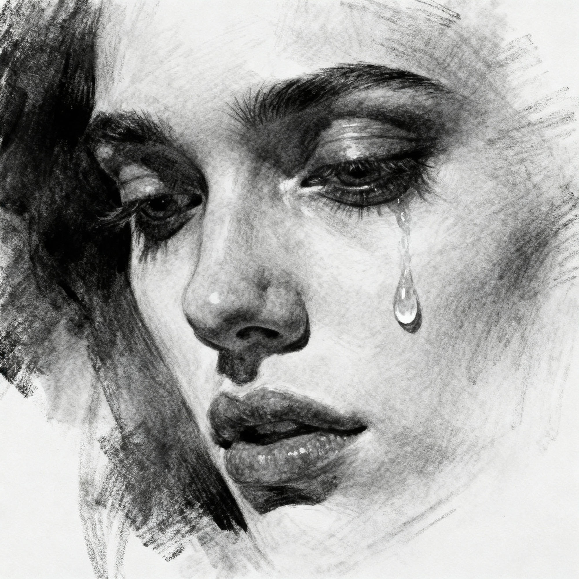 Crying Drawings - Create Emotional AI Art