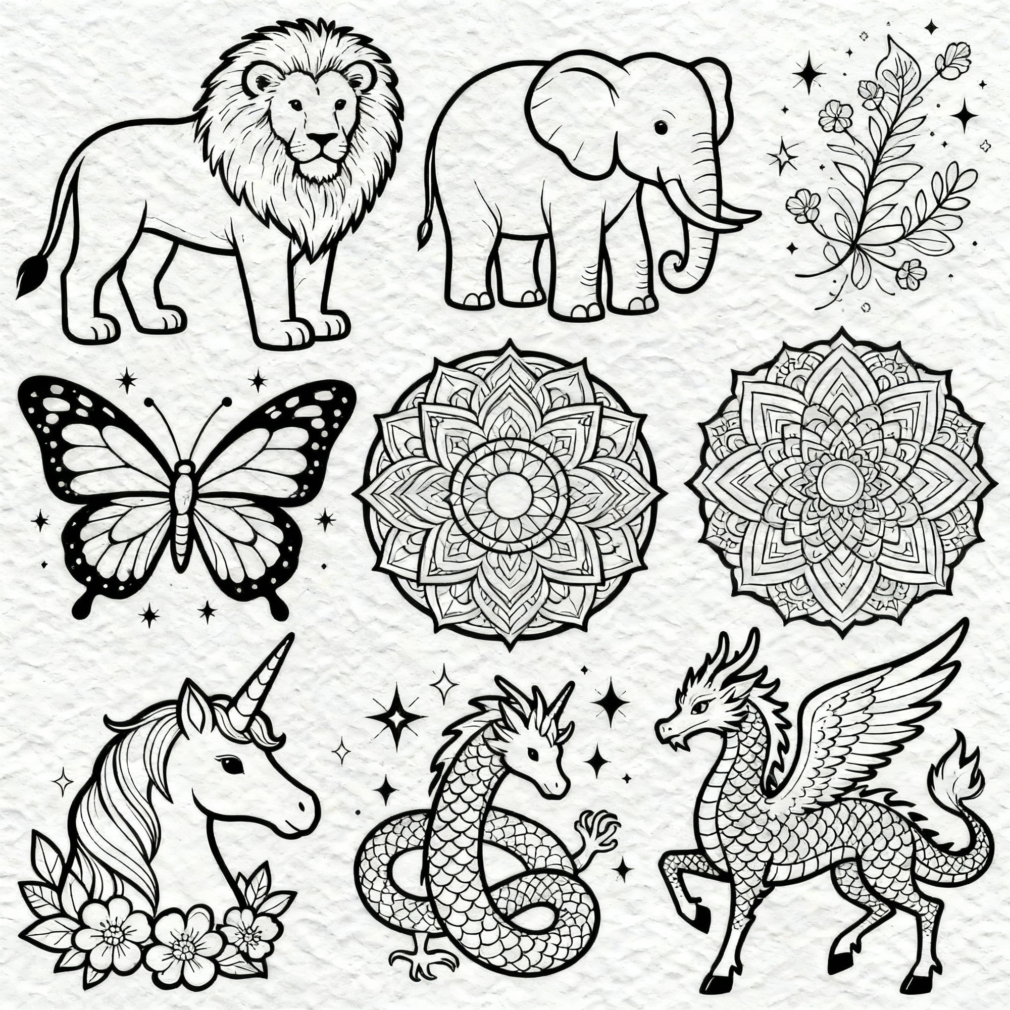 Drawing Coloring Pages - Create Your Own AI Art