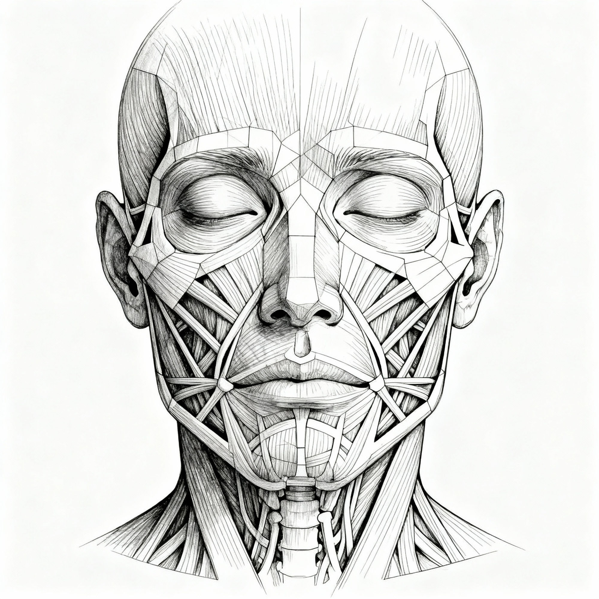 Face Structure Drawing - Create Unique Portraits With AI