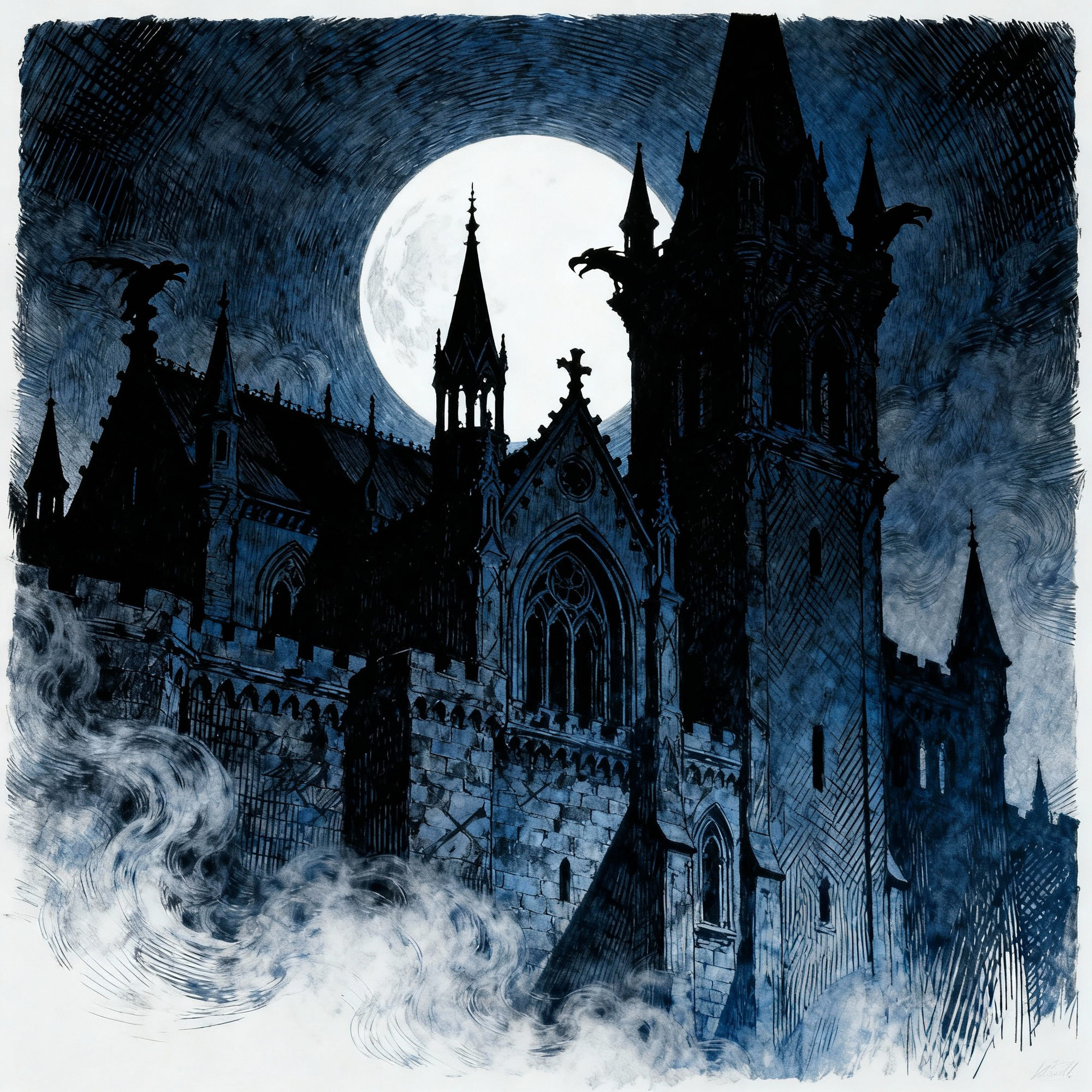 Gothic Drawing Ideas - AI Generated Art