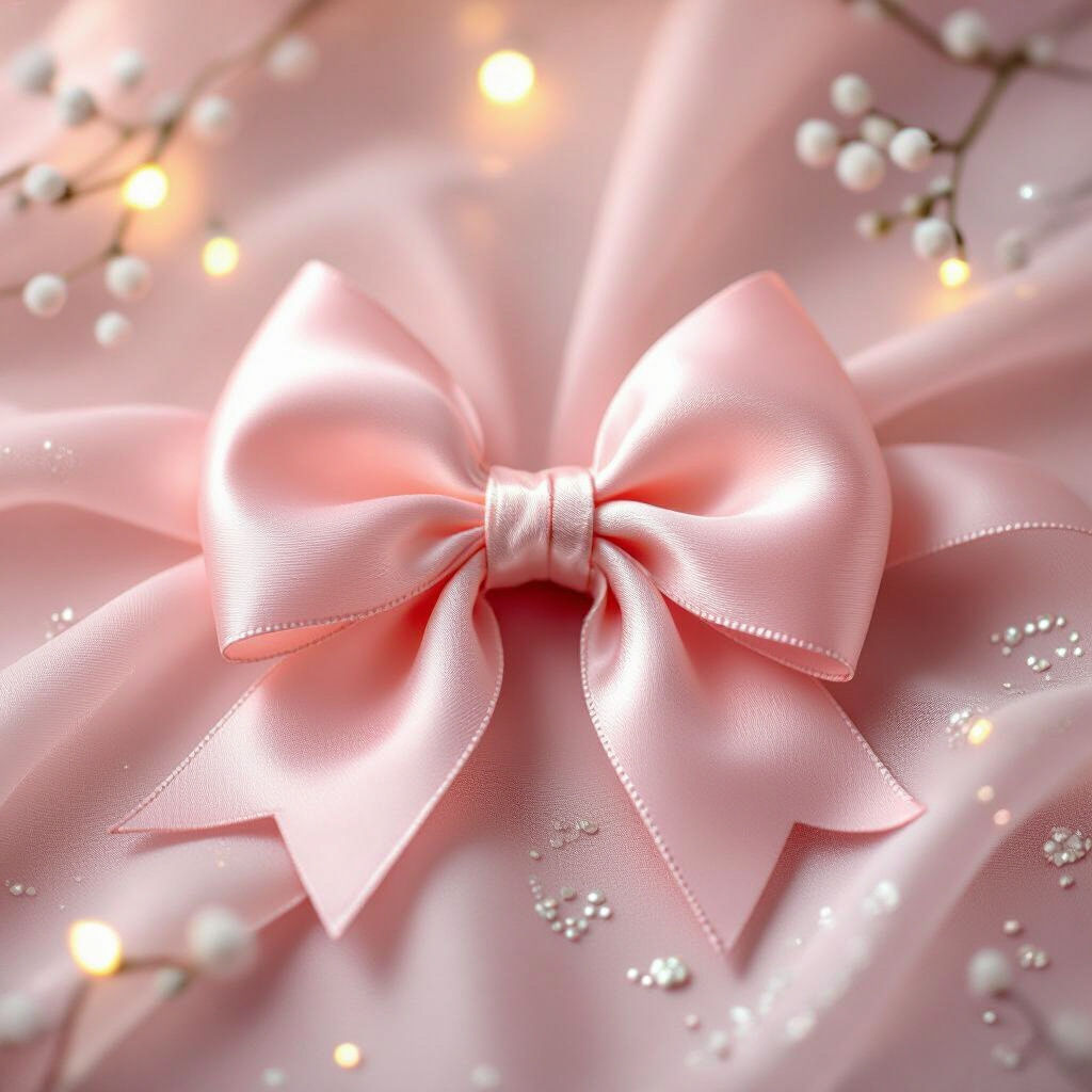 Aesthetic Pink Bow Wallpaper - Create Your Own!
