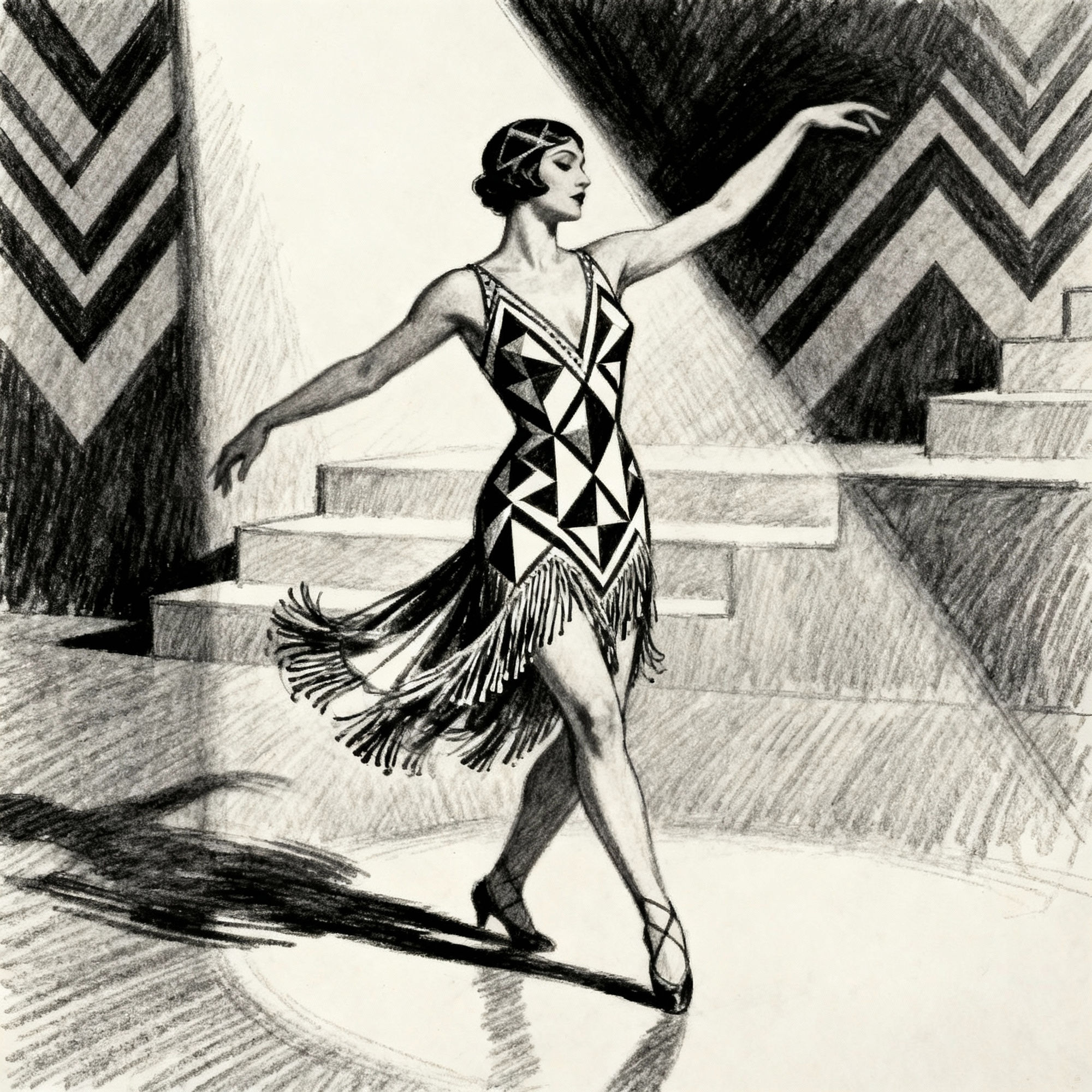 Flappers Drawing - Create Stunning AI Art