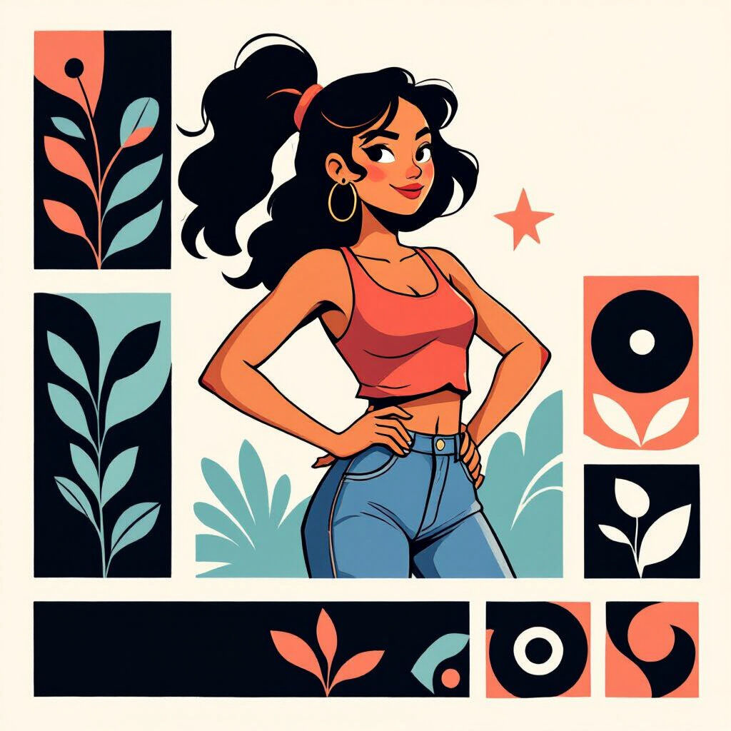 Hand On Hip Drawing Reference - AI Art Poses