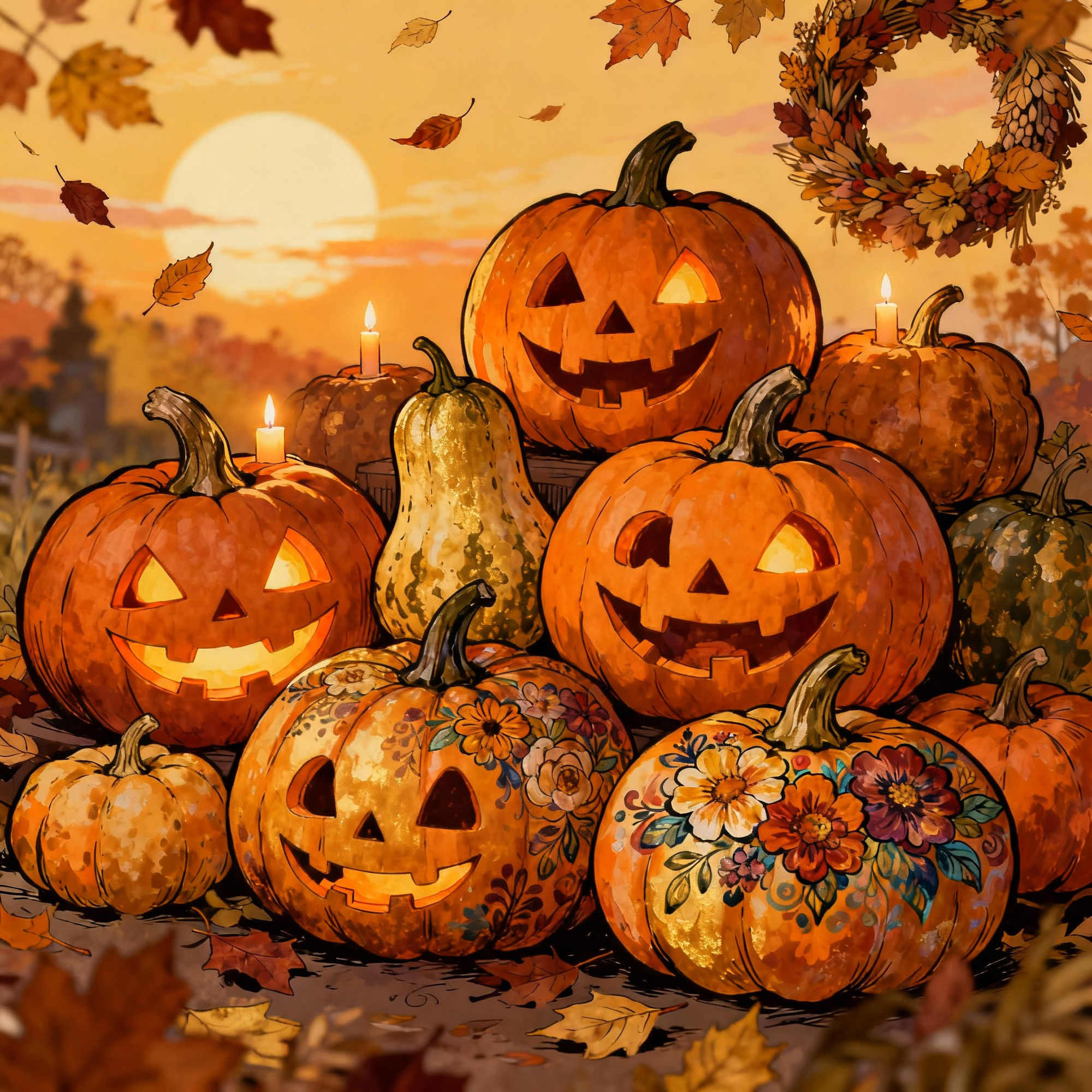 Pumpkin Drawing Ideas - Get Creative With AI