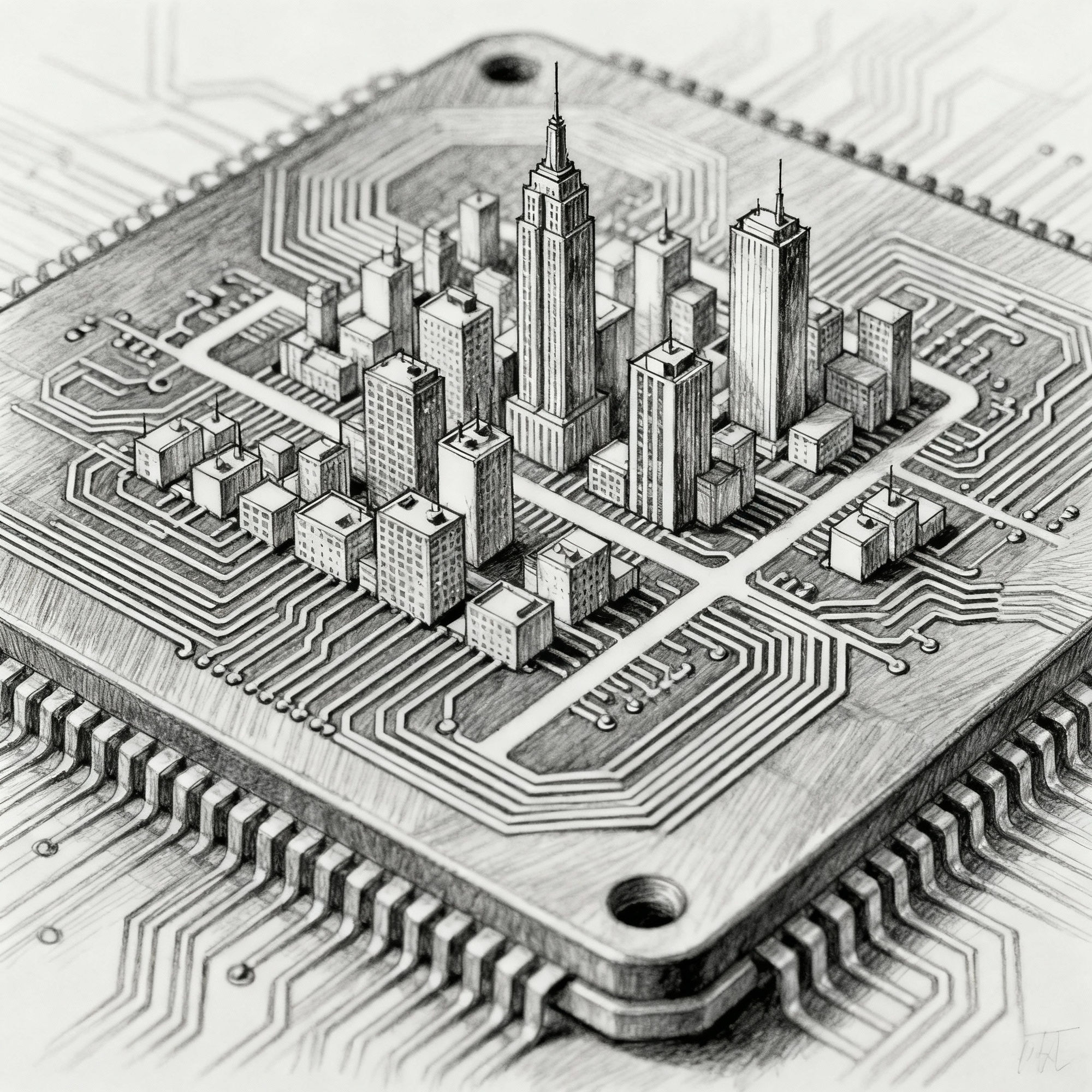 Chip Drawing Art - Create Your Own AI Chip Drawings