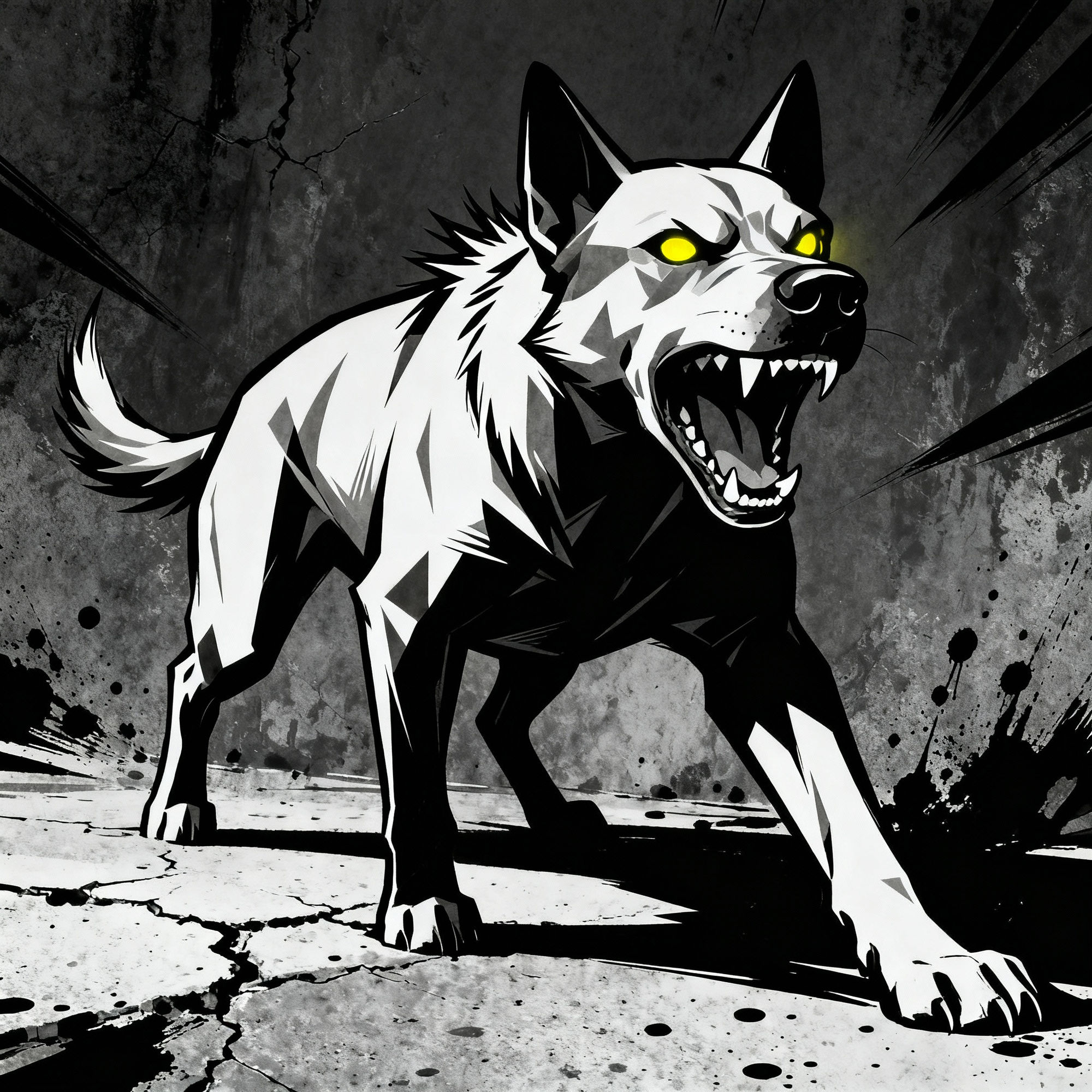 Angry Dog Drawings - Create Your Own AI Art