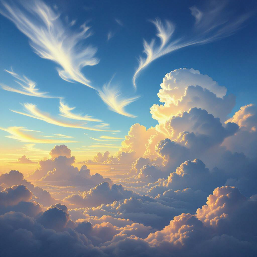4 Types Of Clouds With Pictures - AI Generated Art