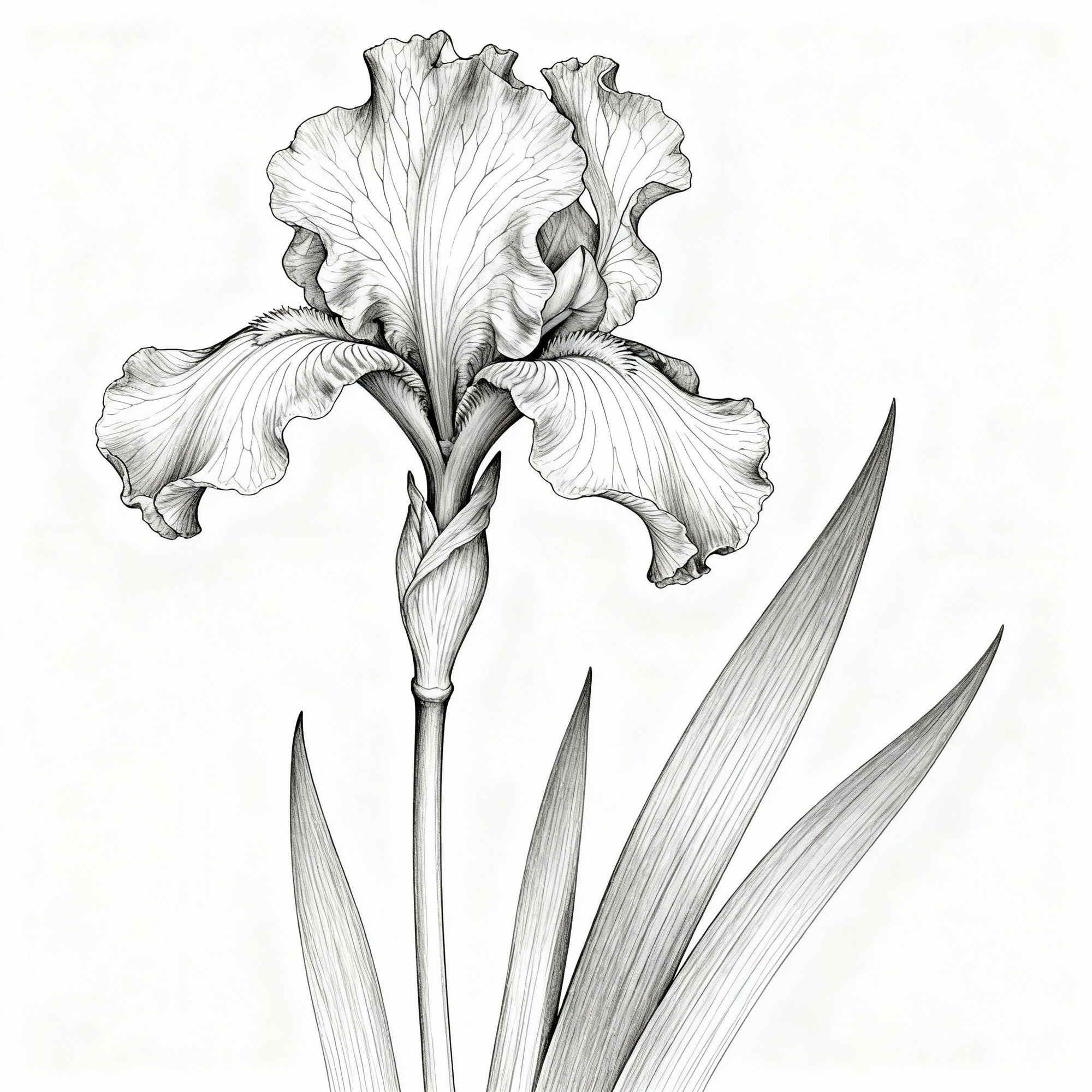 Iris Drawings - AI Generated Art | Nightcafe