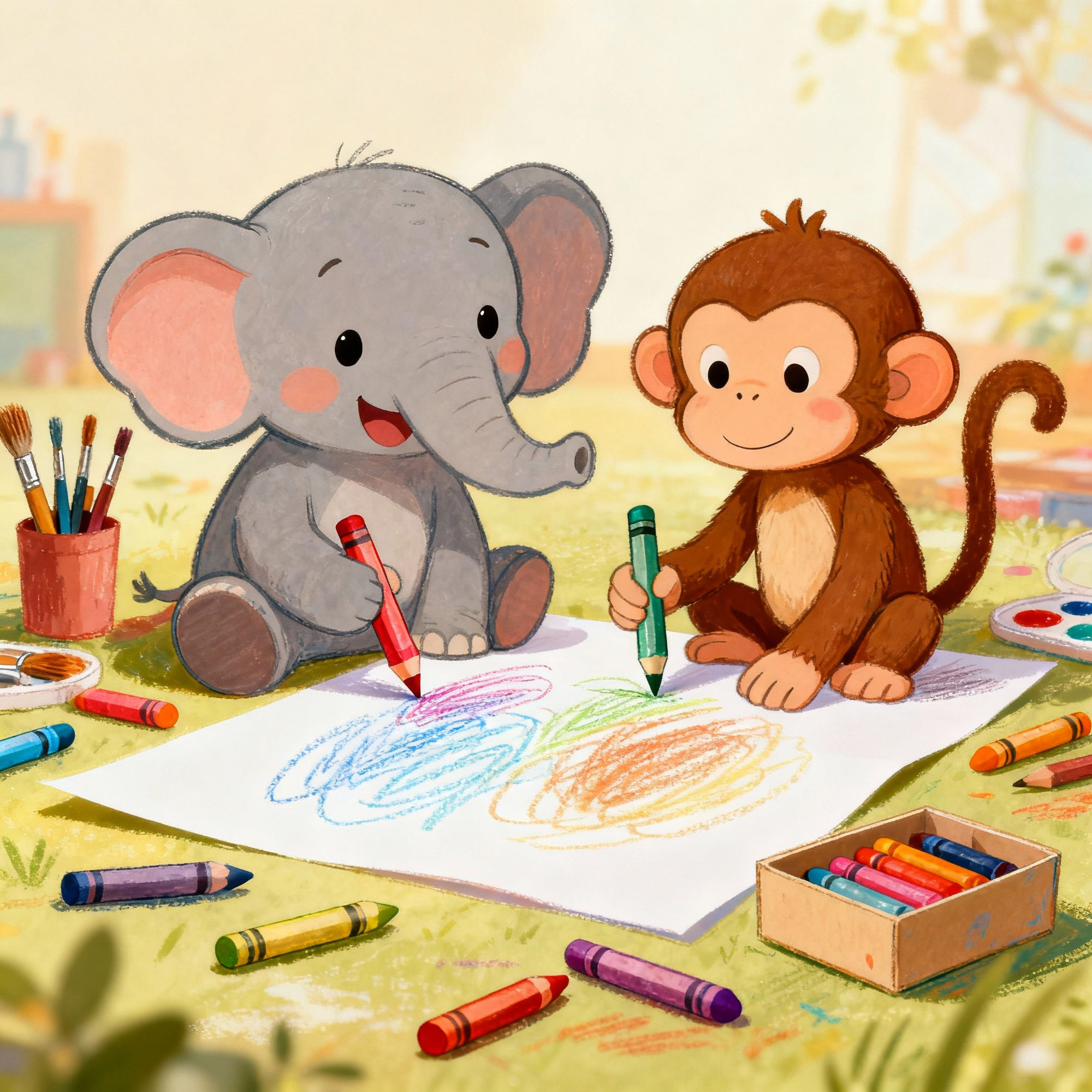 Drawing Animals For Kids - Fun AI Art Gallery