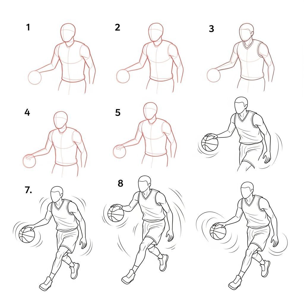 Easy Basketball Drawing Ideas - Create Stunning Art