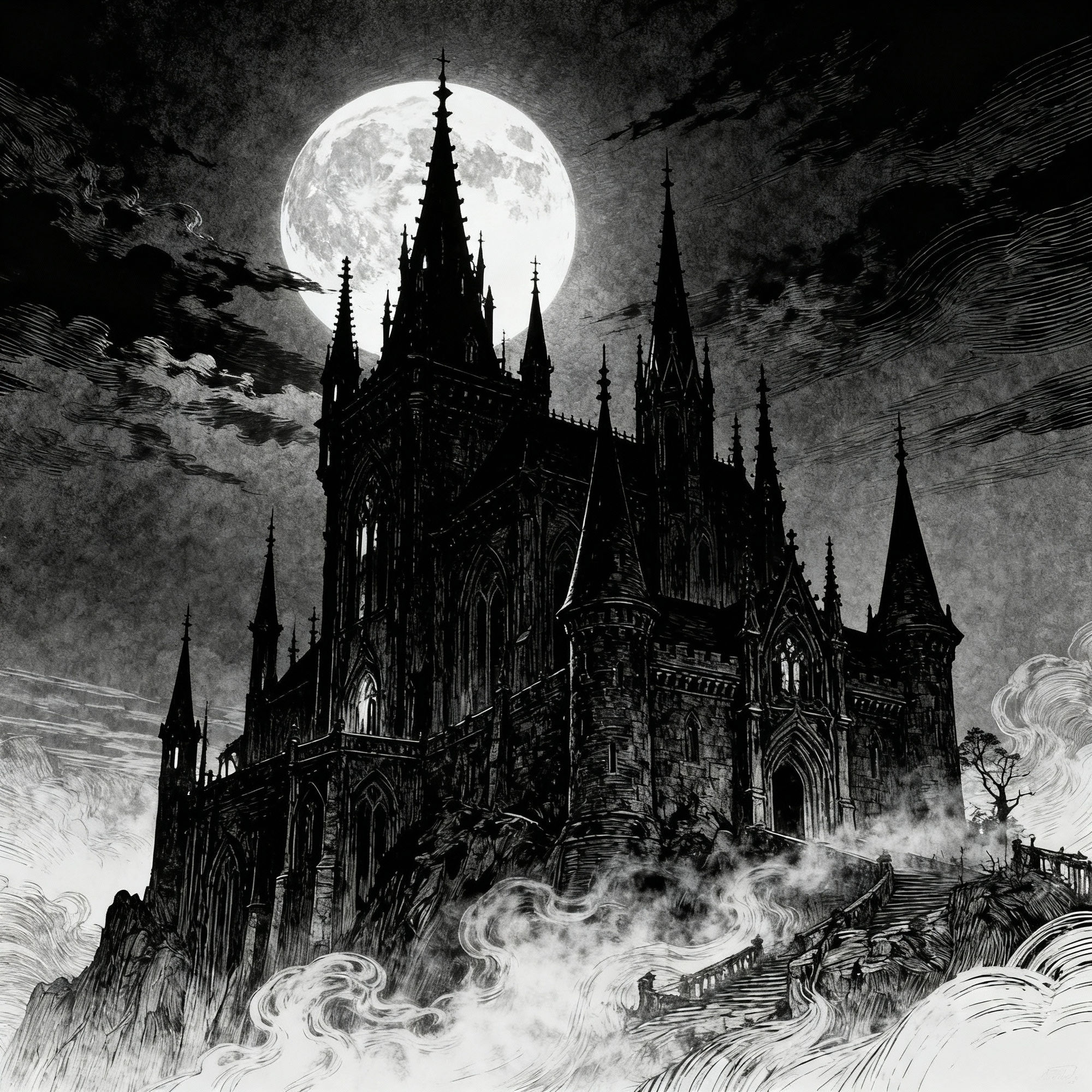 Dark Drawing Art Gallery - Create Yours With AI