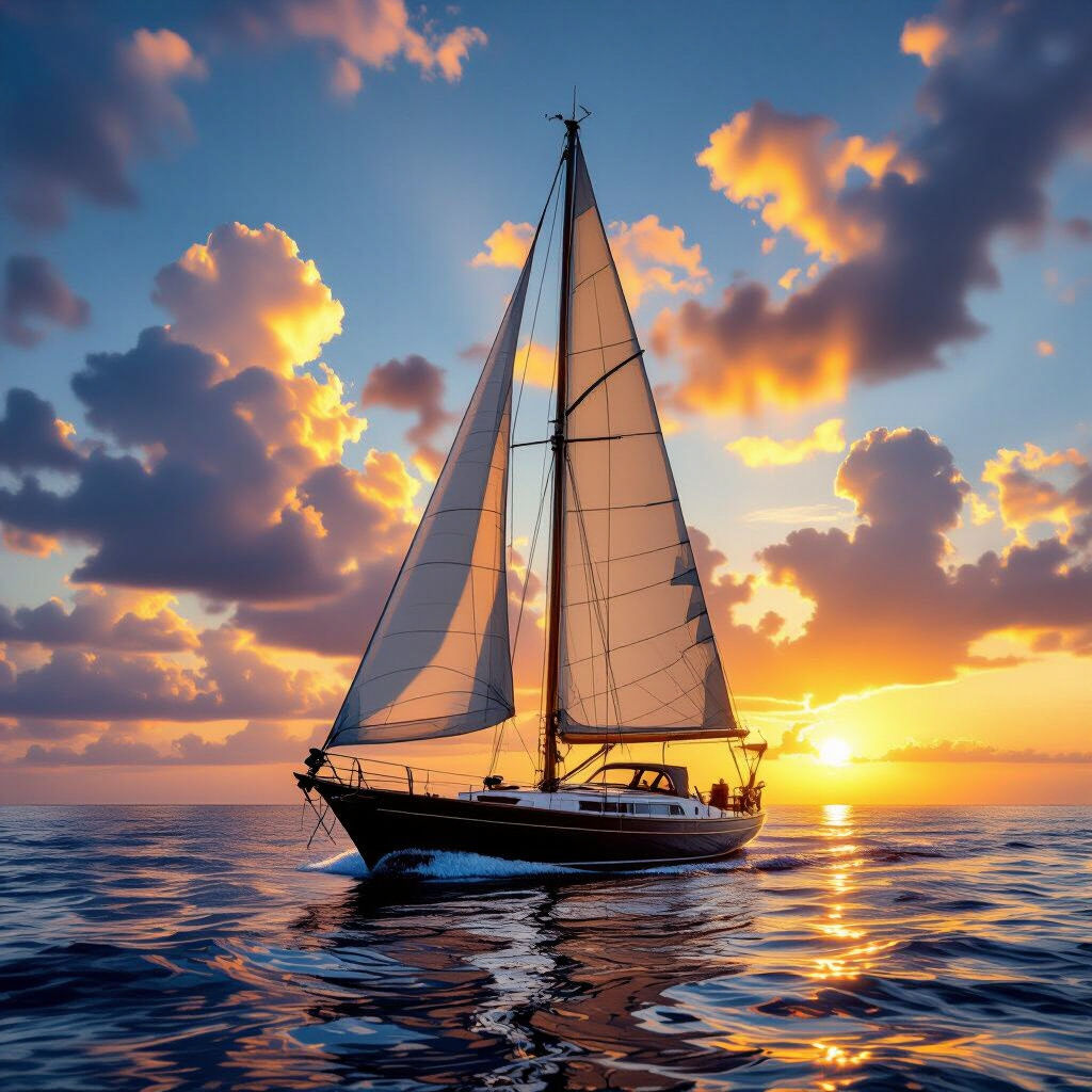Pictures Of Sailboats - Create Your Own AI Art