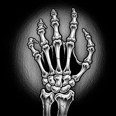 Detailed Skeleton Hand Drawing Tutorials