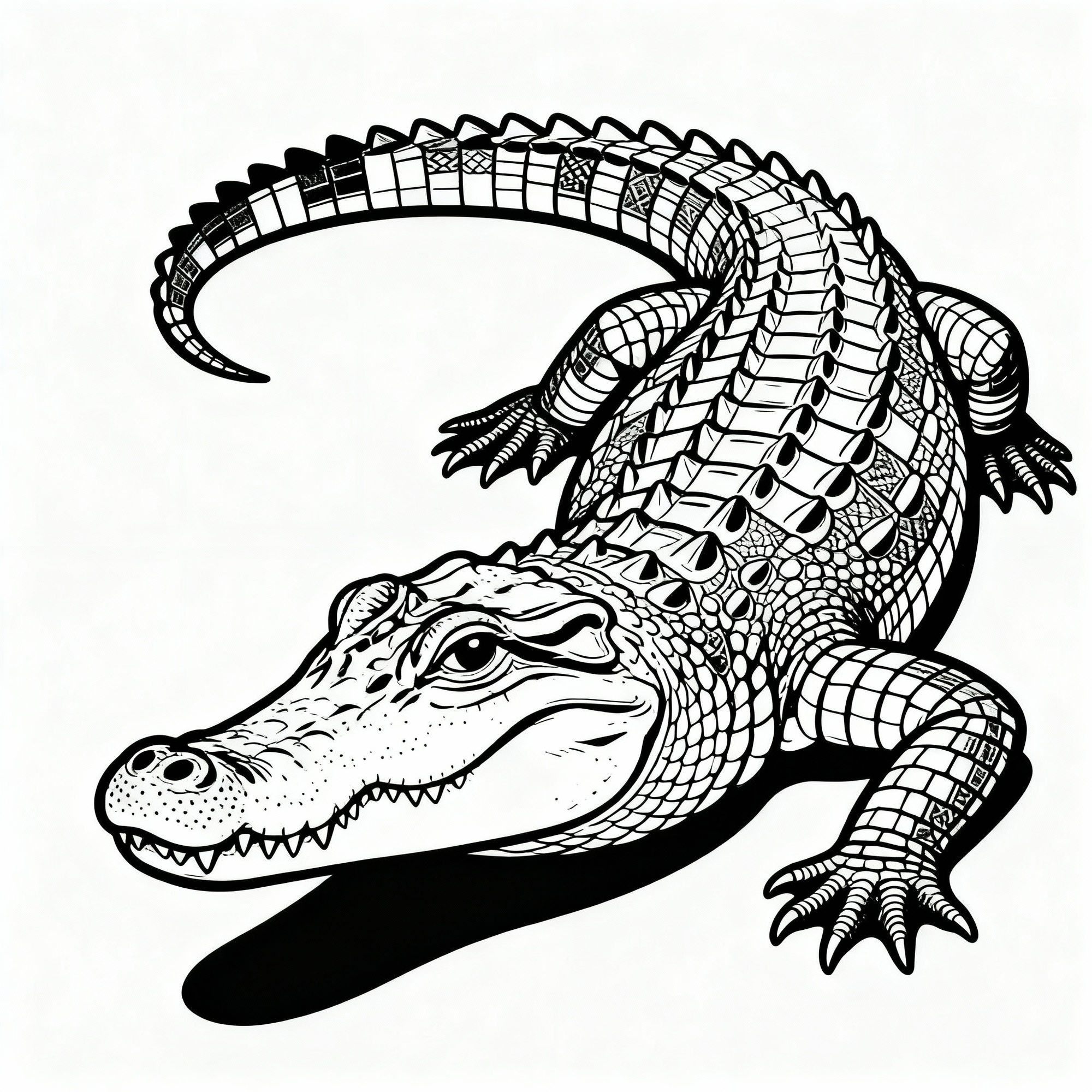 Gator Drawings - AI Art Generator