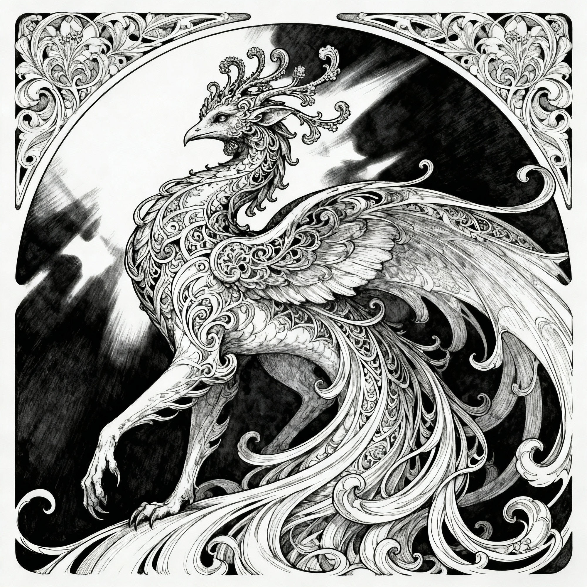 Ink Pen Drawings - AI Generated Art Gallery