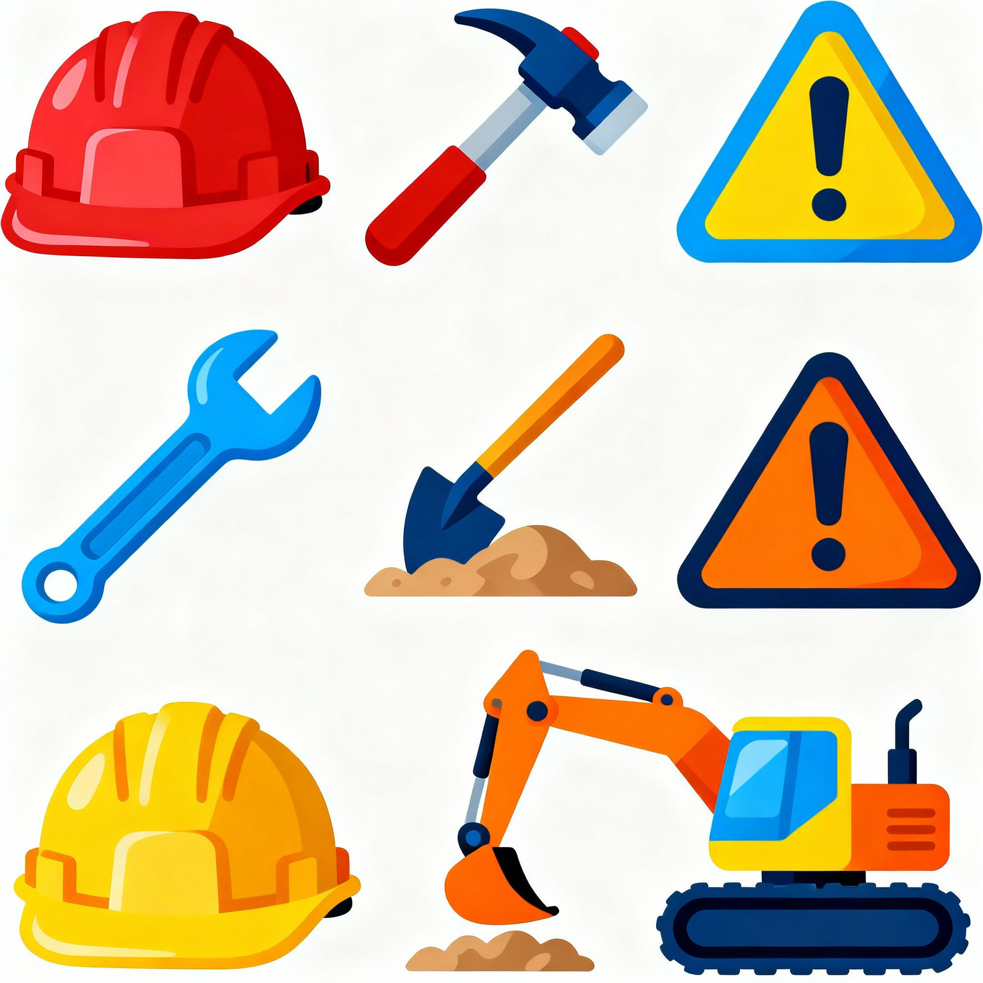 Construction Clip Art - AI Generated Designs