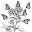 Milkweed Drawings - AI Art Gallery | Nightcafe