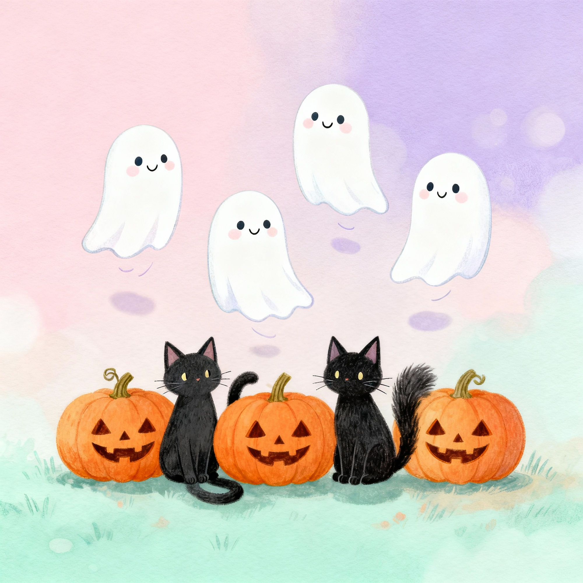 Cute Halloween Drawings - AI Generated Art Gallery