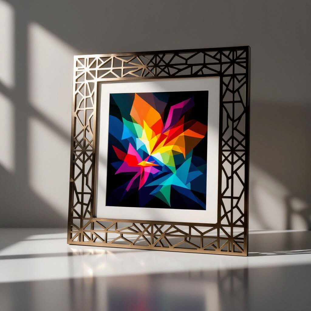 Metal Picture Frames - AI Generated Art & Designs