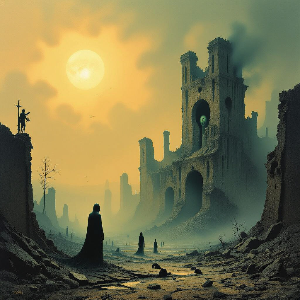 Zdzisław Beksiński Art Gallery - AI Creations