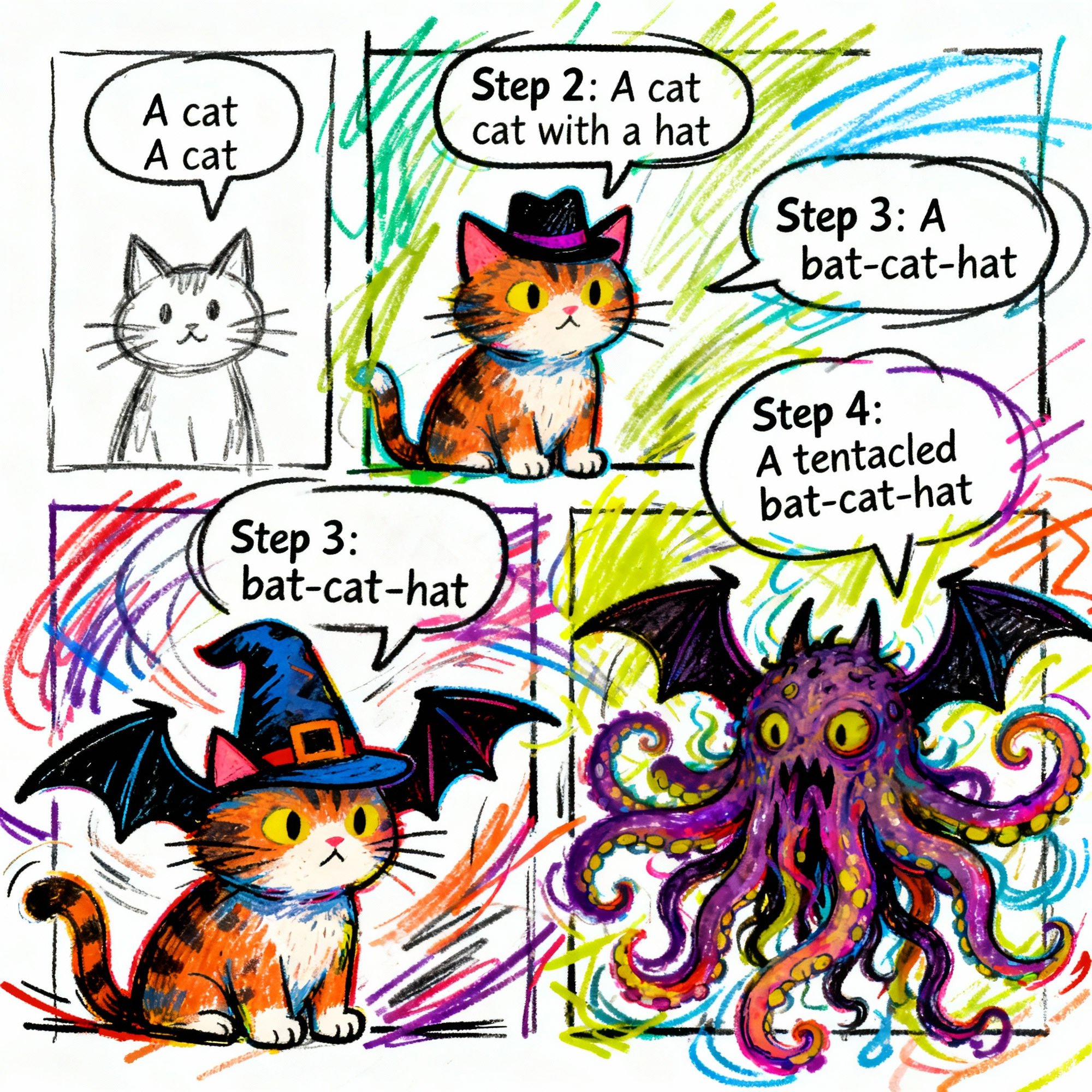 Drawing Telephone Game Gallery - Create Funny Drawings With AI