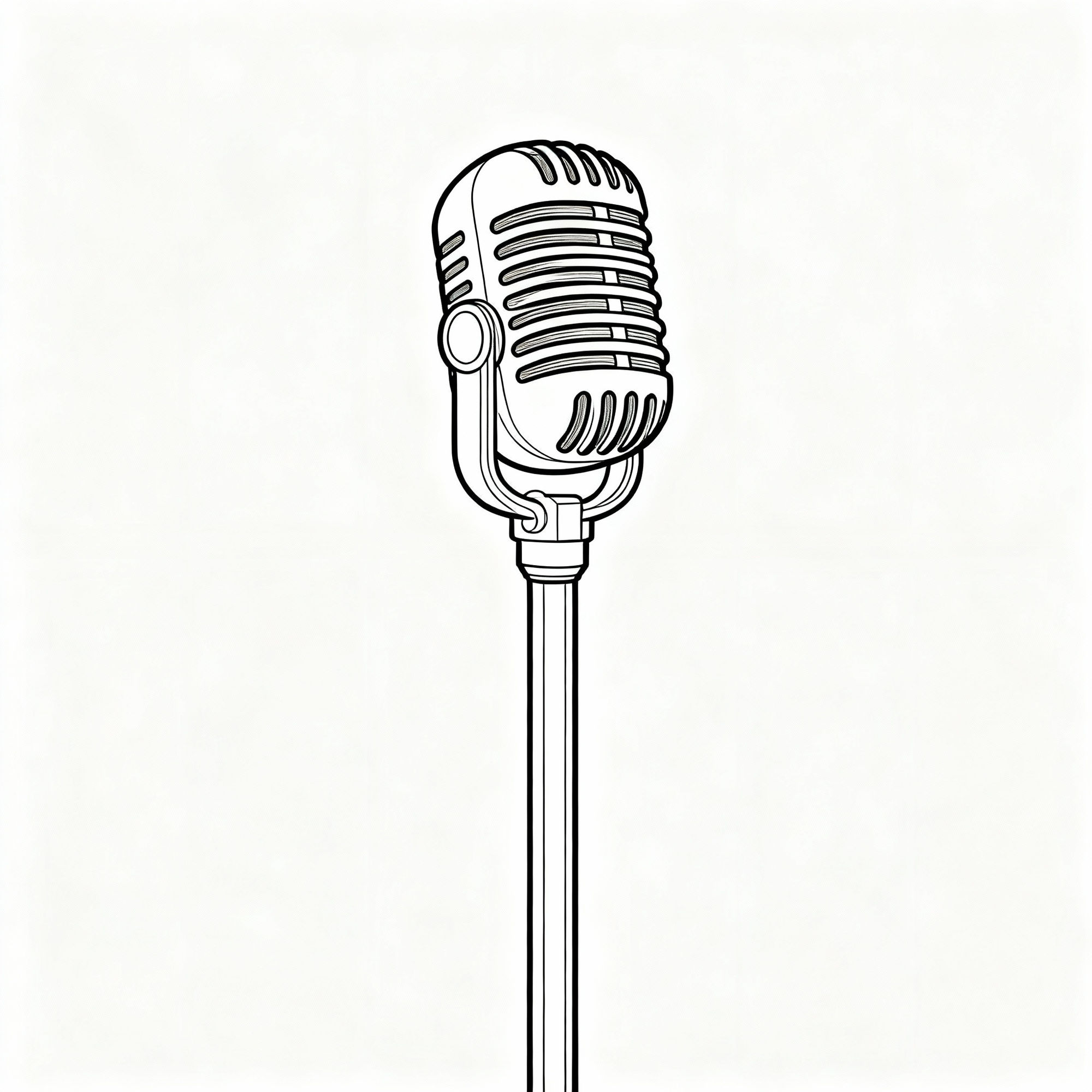 Easy Microphone Drawings - Create Your Own