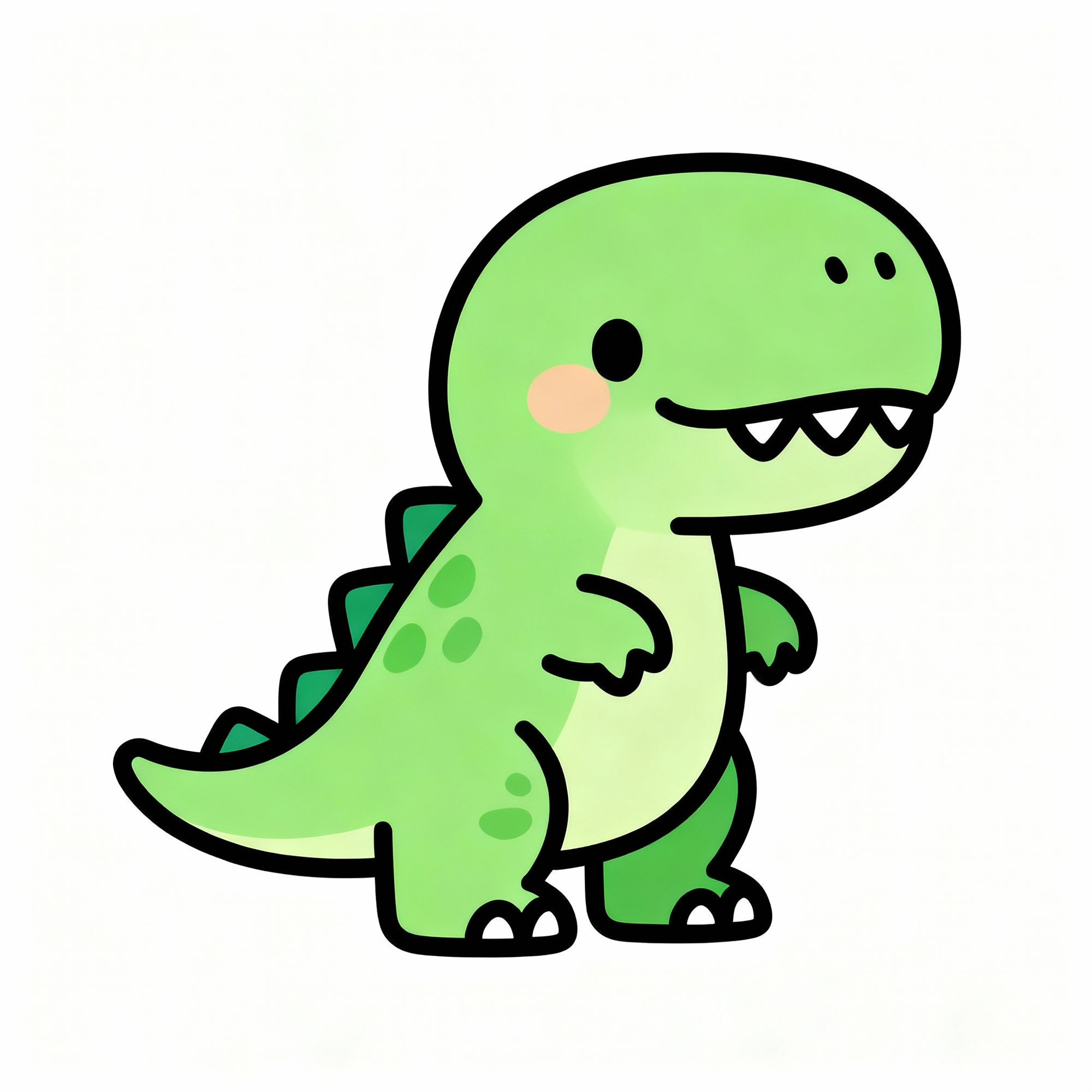 Simple Dinosaur Drawings - AI Generated Art