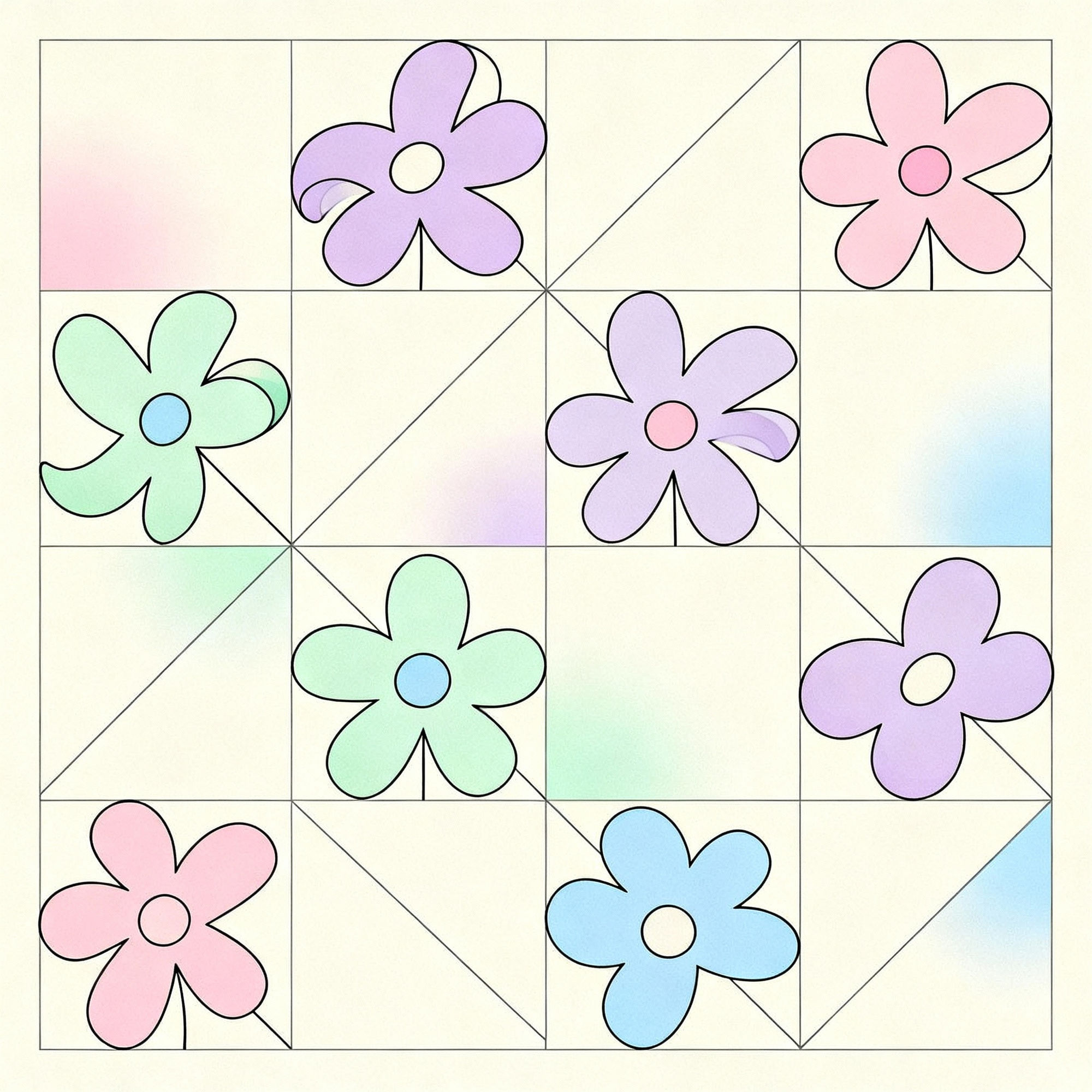 Easy Flower Drawings - AI Art Generator